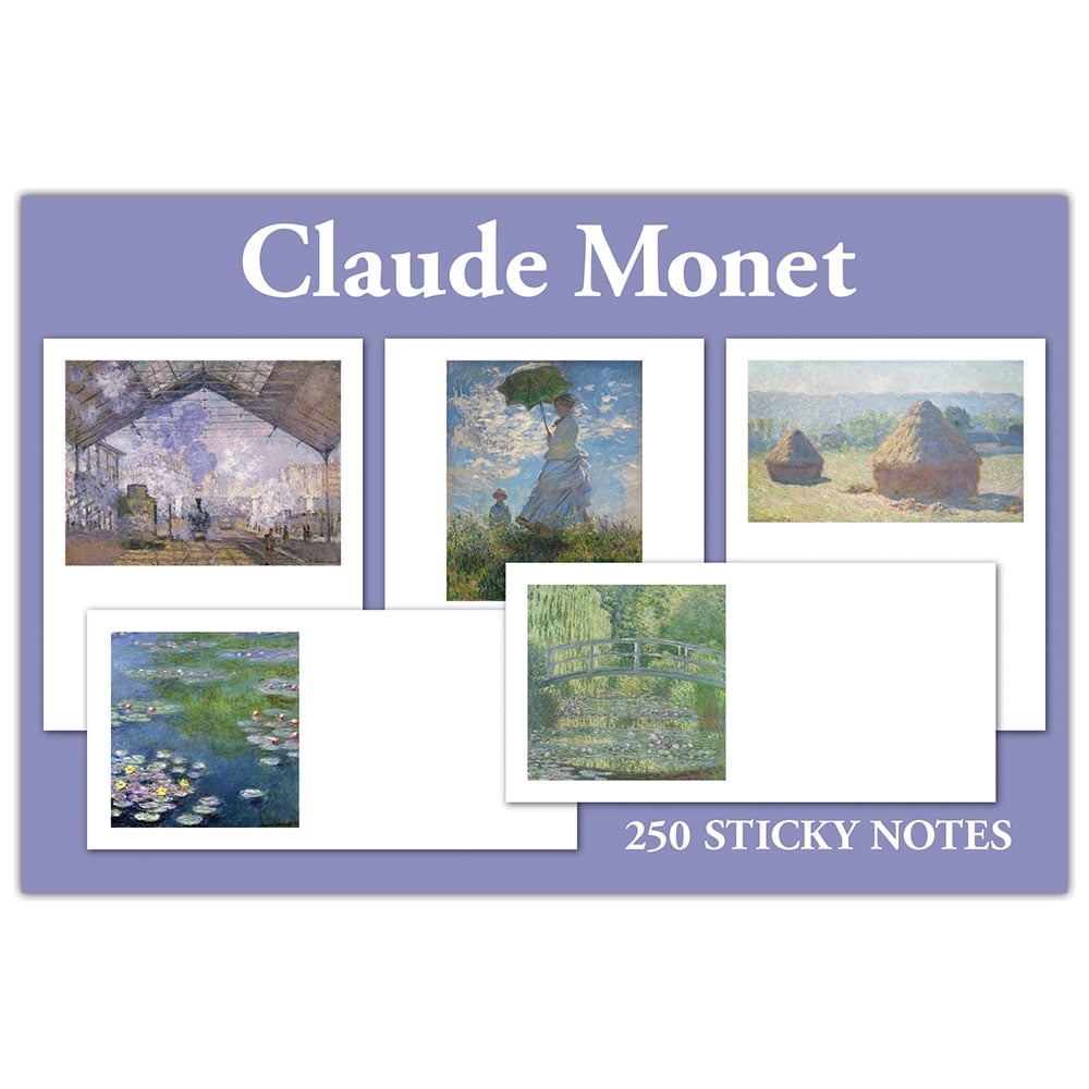 Pigment & Hue Sticky Note Tabs 5 Piece Set - 50 Sheets per Pad, 5 Pads with Different Designs ...