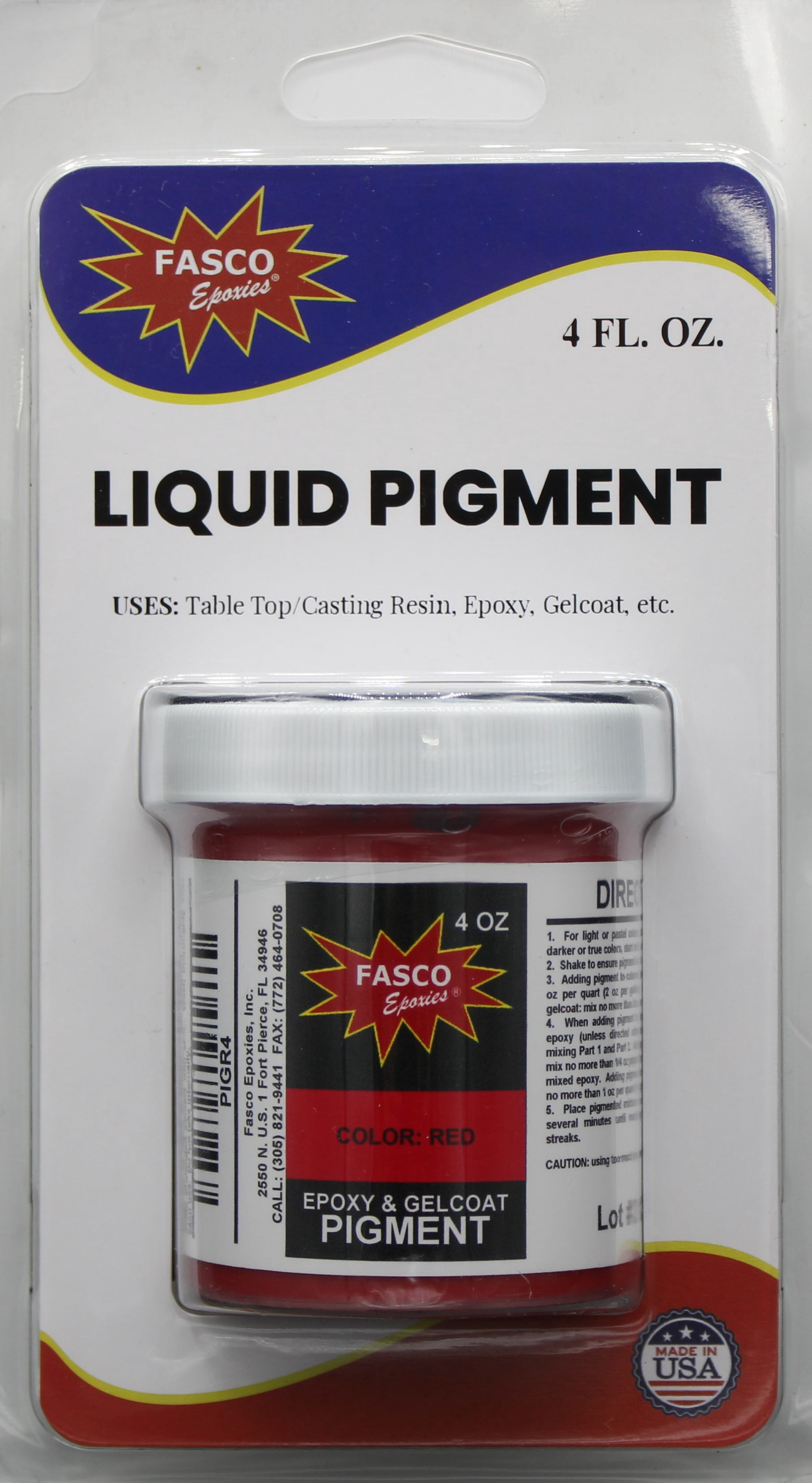 Pigment Red - 4 oz - Walmart.com