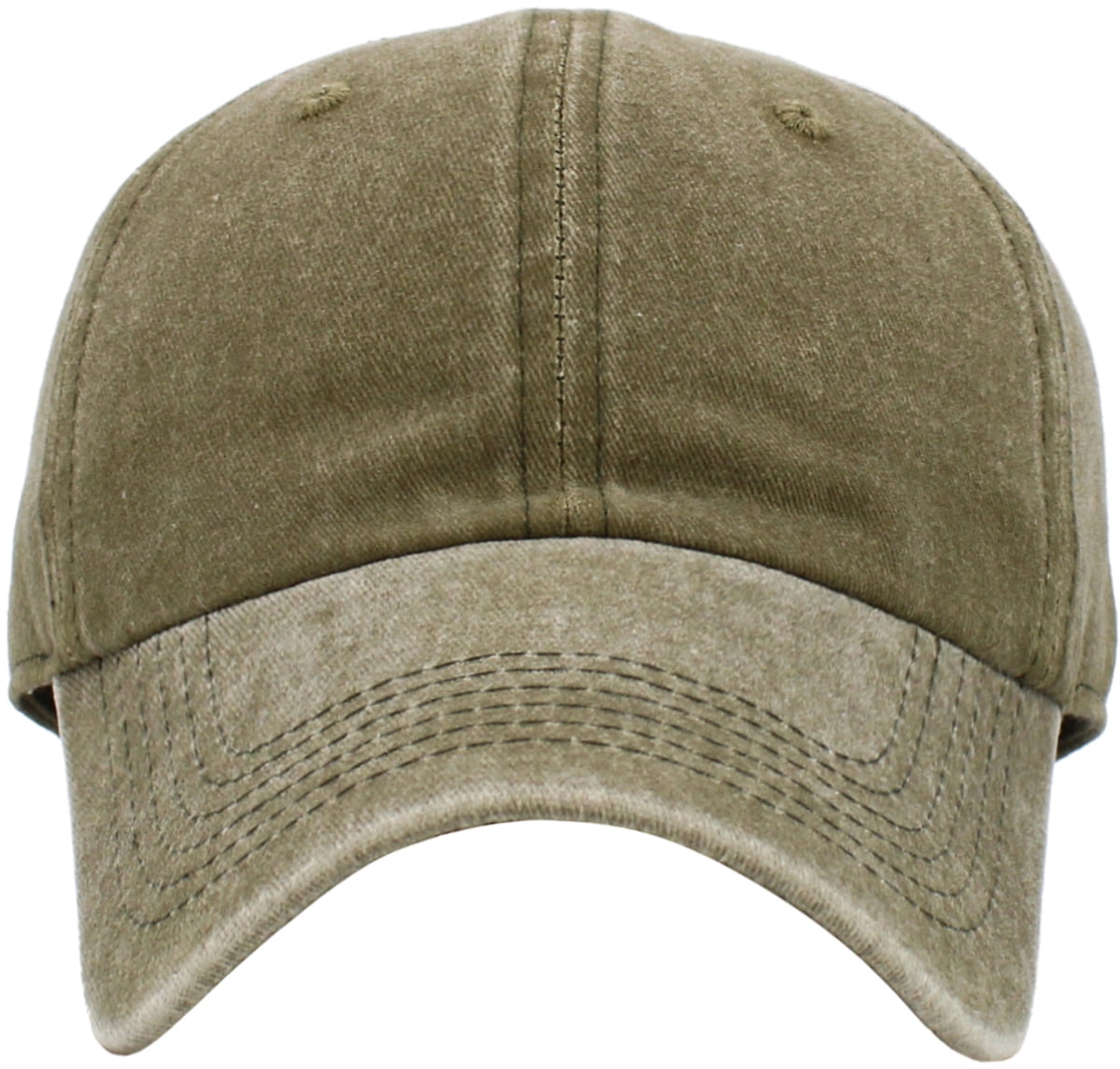 Pigment Washed Cotton Cap Baseball Caps Hat Adjustable Polo Style Plain ...