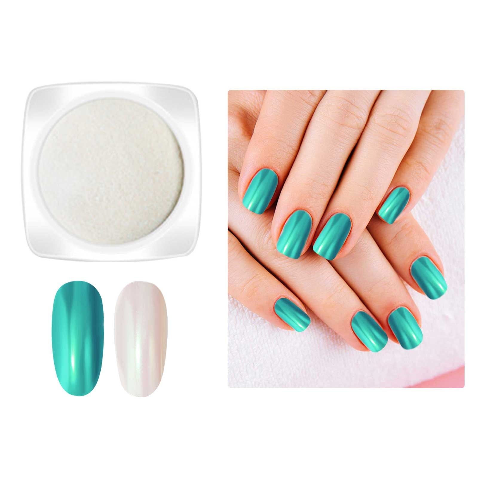 Pigments for Nails French Dip Tray Nail Finger Nails Set Clear Nail ...