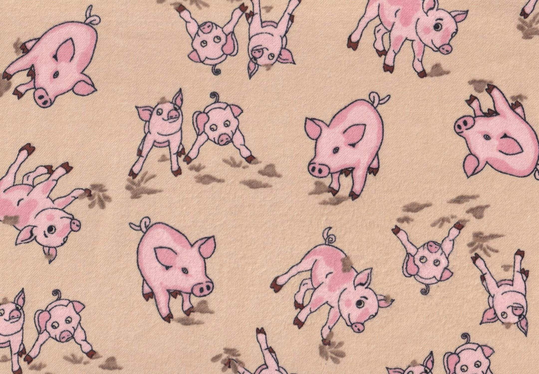 Pigs 60 Wide Flannel Fabric - Walmart.com