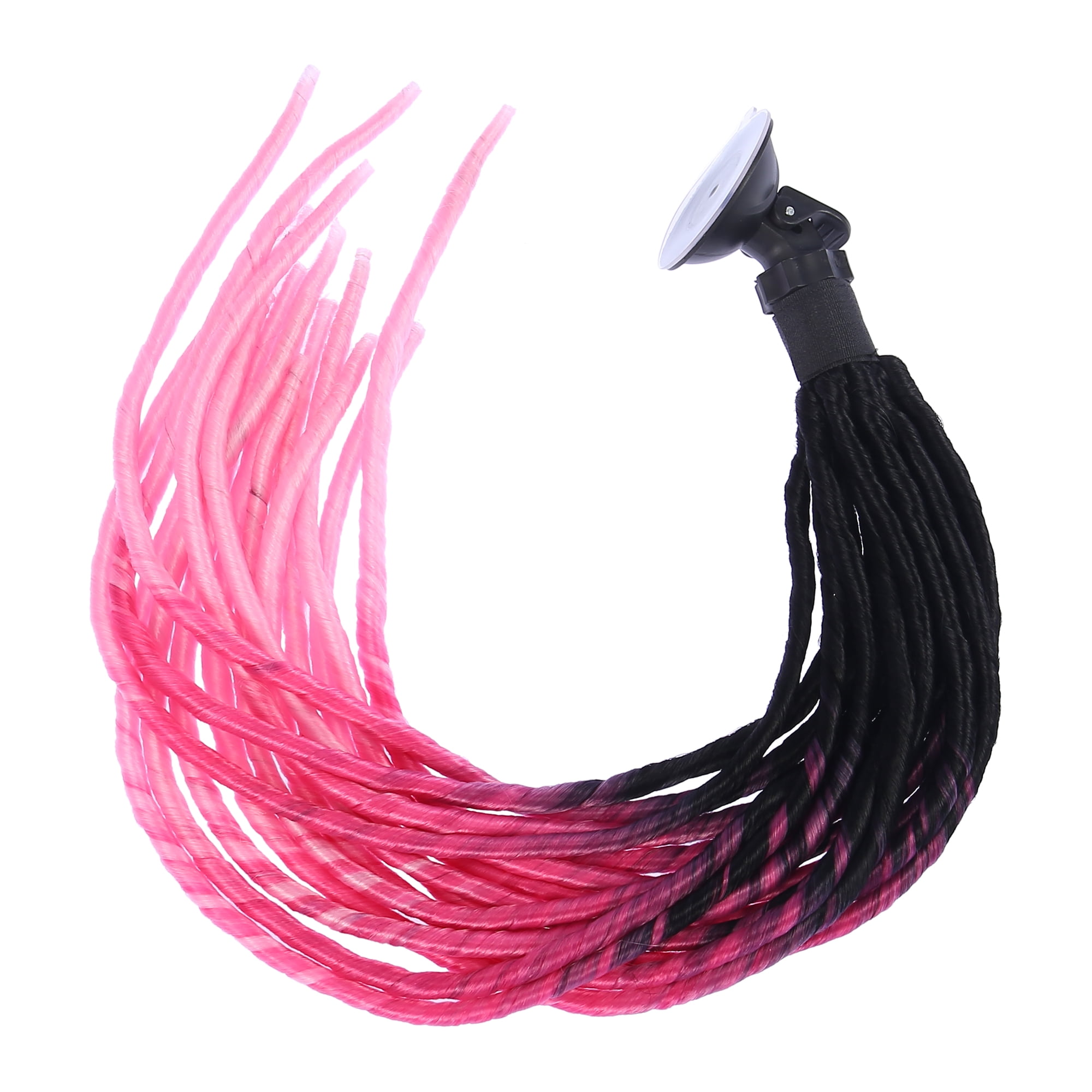 Pigtail Ramp Gradient Braids Ponytail Helmet Decoration with Suction ...