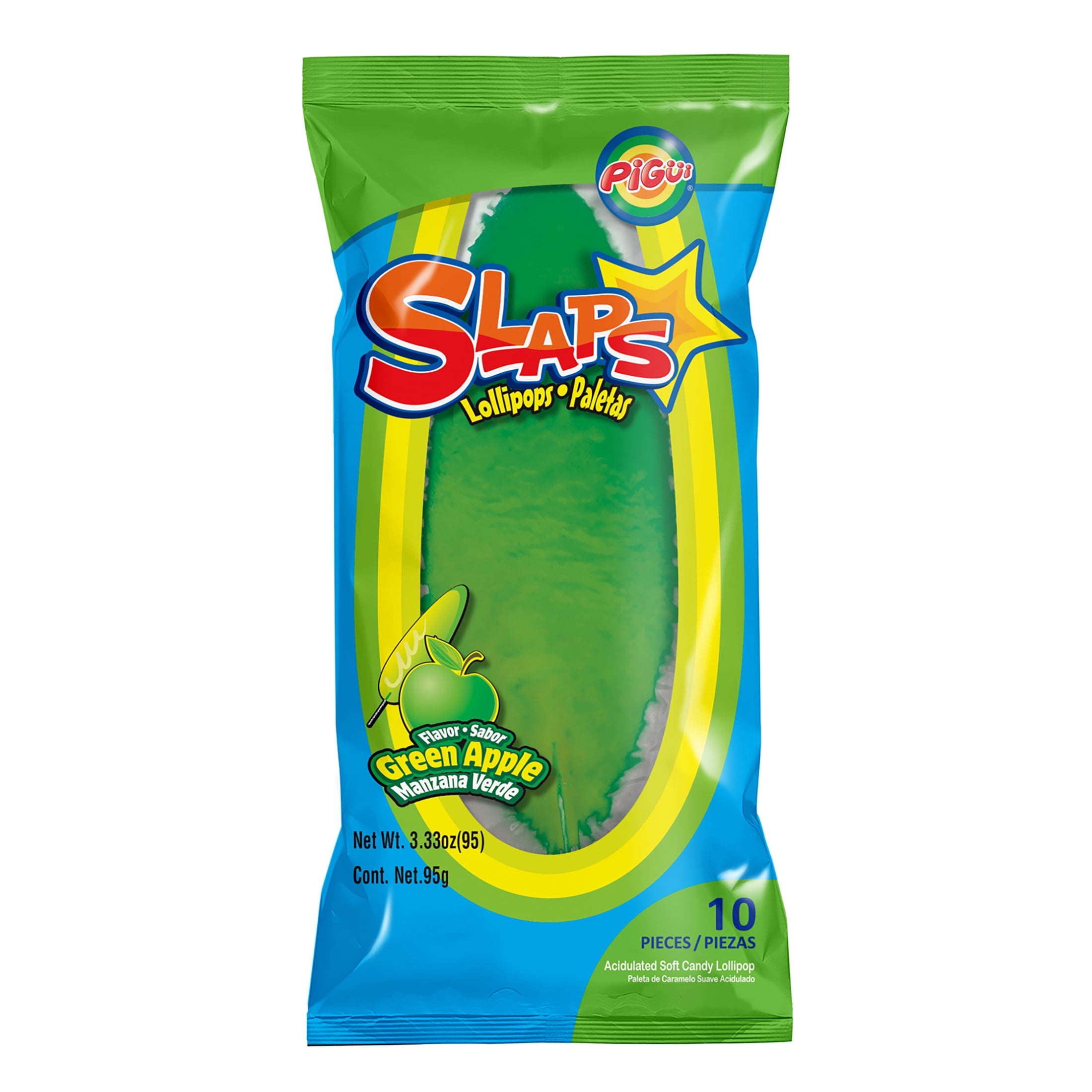Pigui SLAPS Green Apple 10ct - Walmart.com