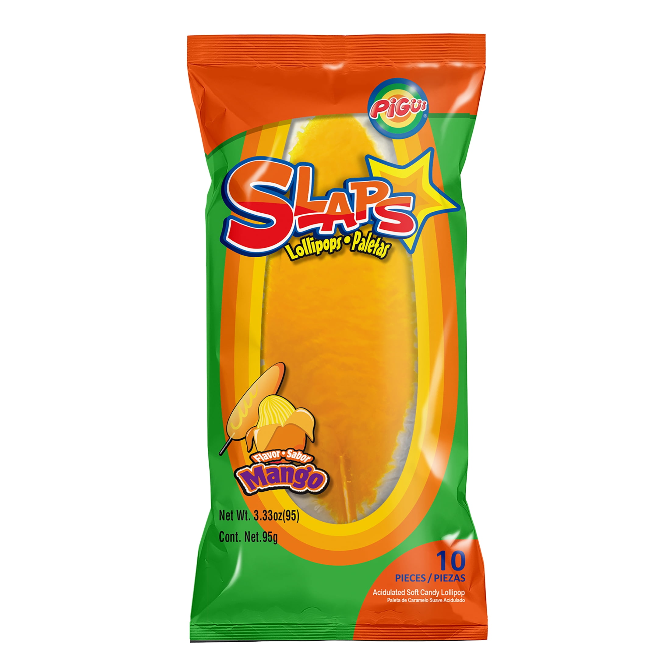 Pigui SLAPS Mango 10ct - Walmart.com