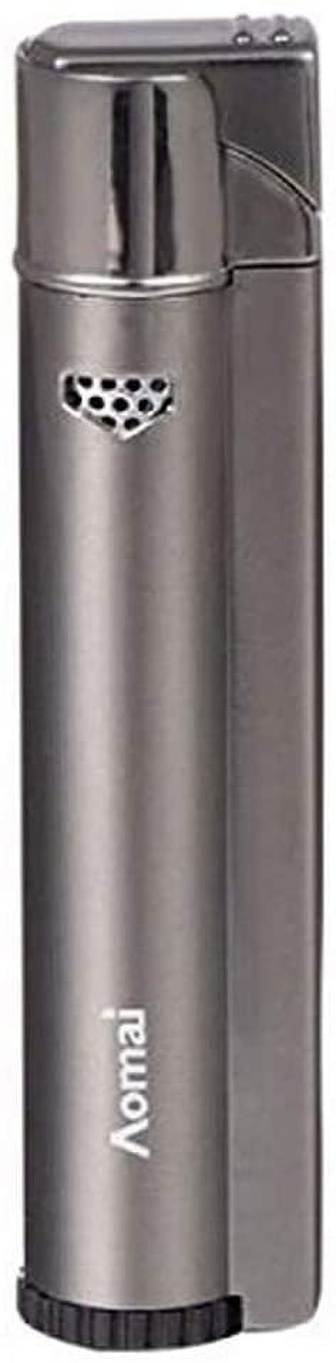 Piioket Aomai Metal Cigarette Lighter Windproof Refillable Butane Gas ...