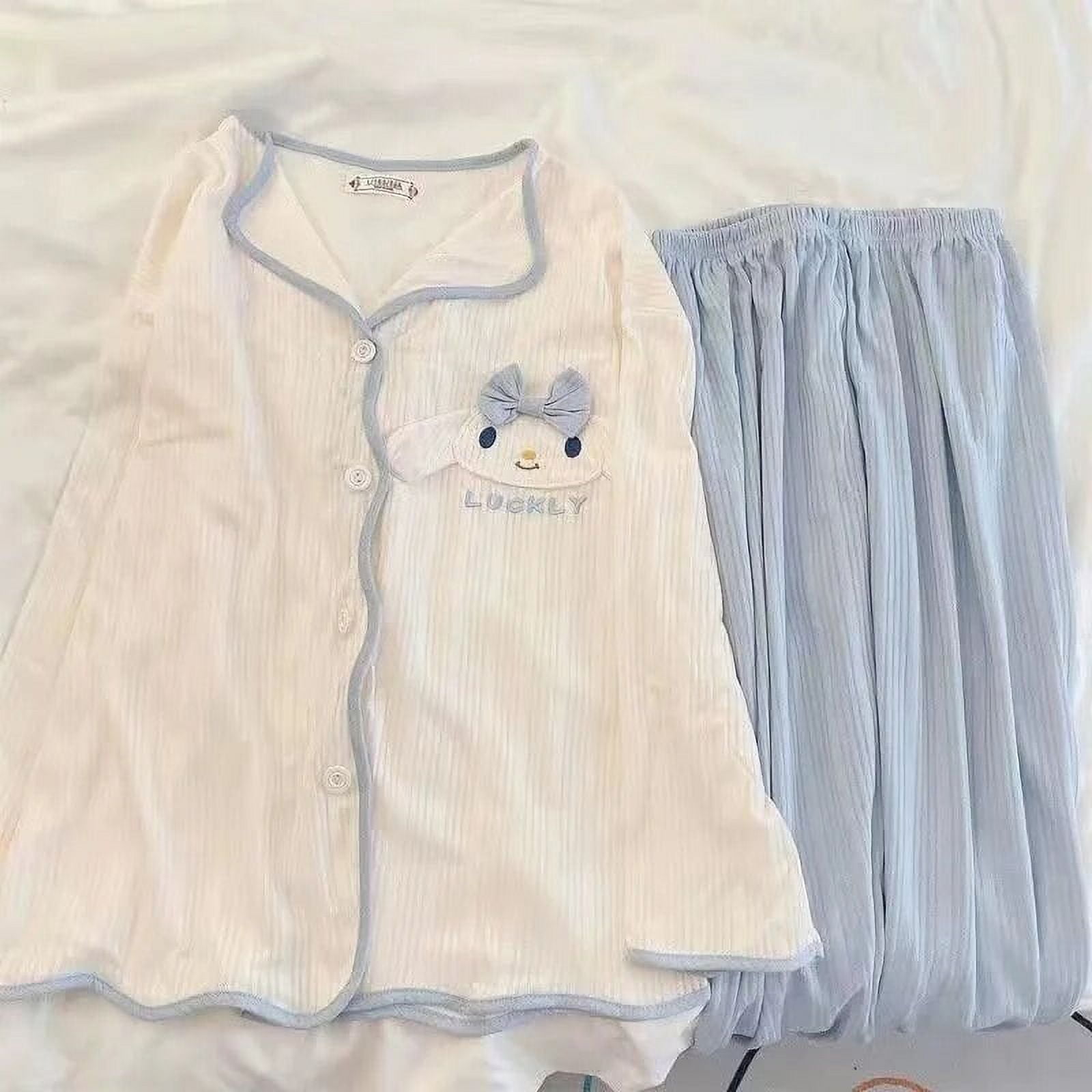 Pijama de mujer de dibujos animados de Sanrio, conjunto de pijama de ...