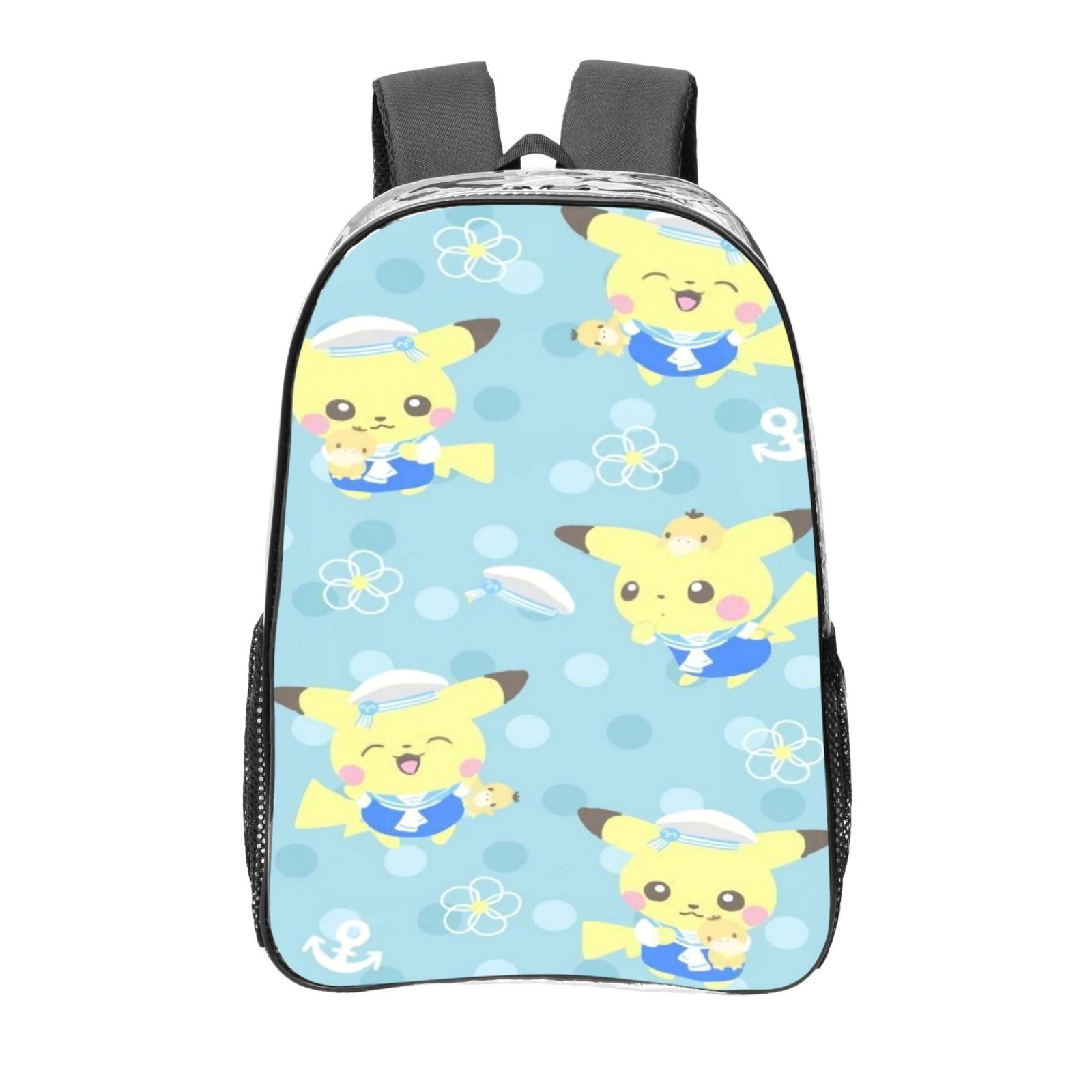Pik_Achu Transparent Backpack Pvc Plastic Material Ruggedly Reinforced ...