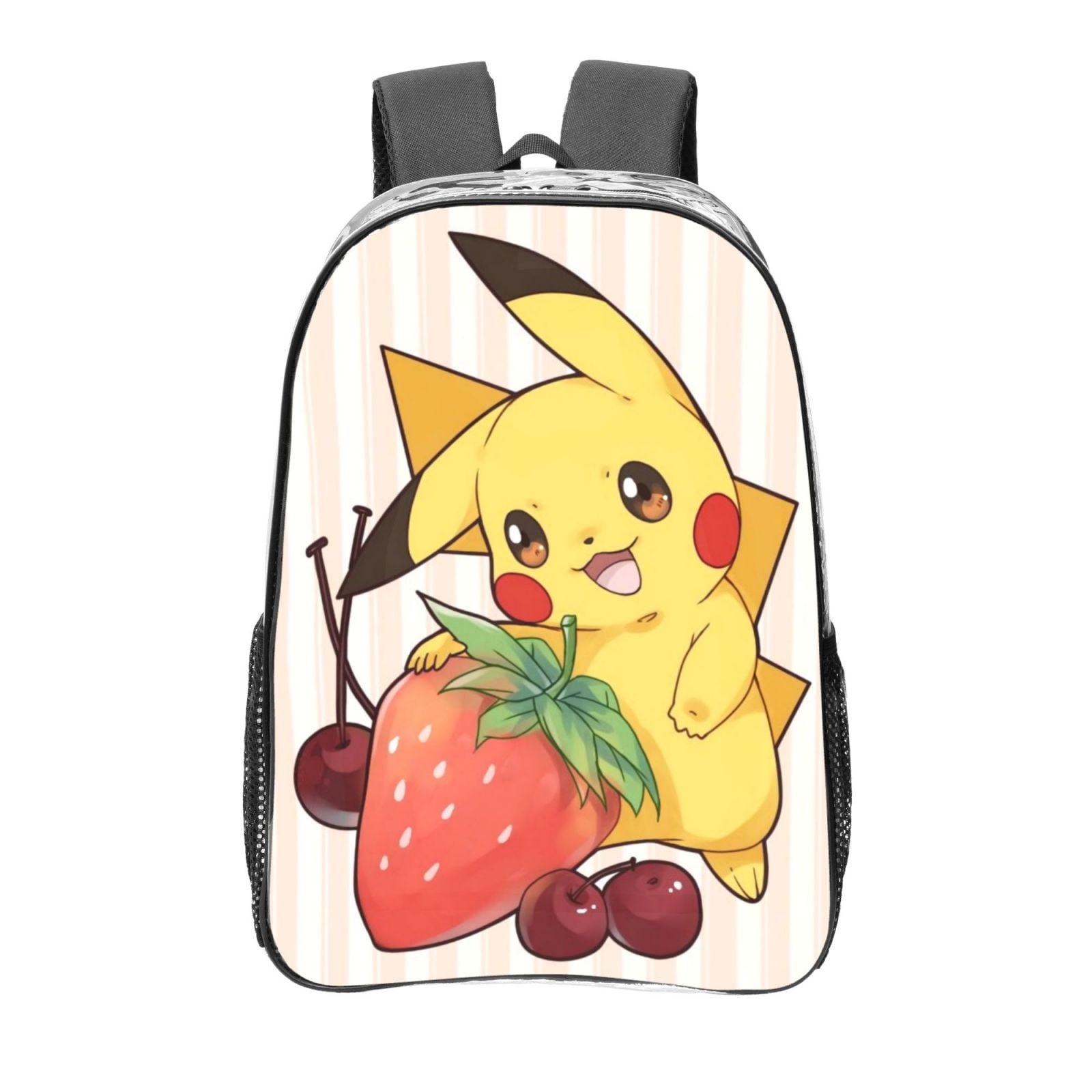 Pik_Achu Transparent Backpack Pvc Plastic Material Ruggedly Reinforced ...
