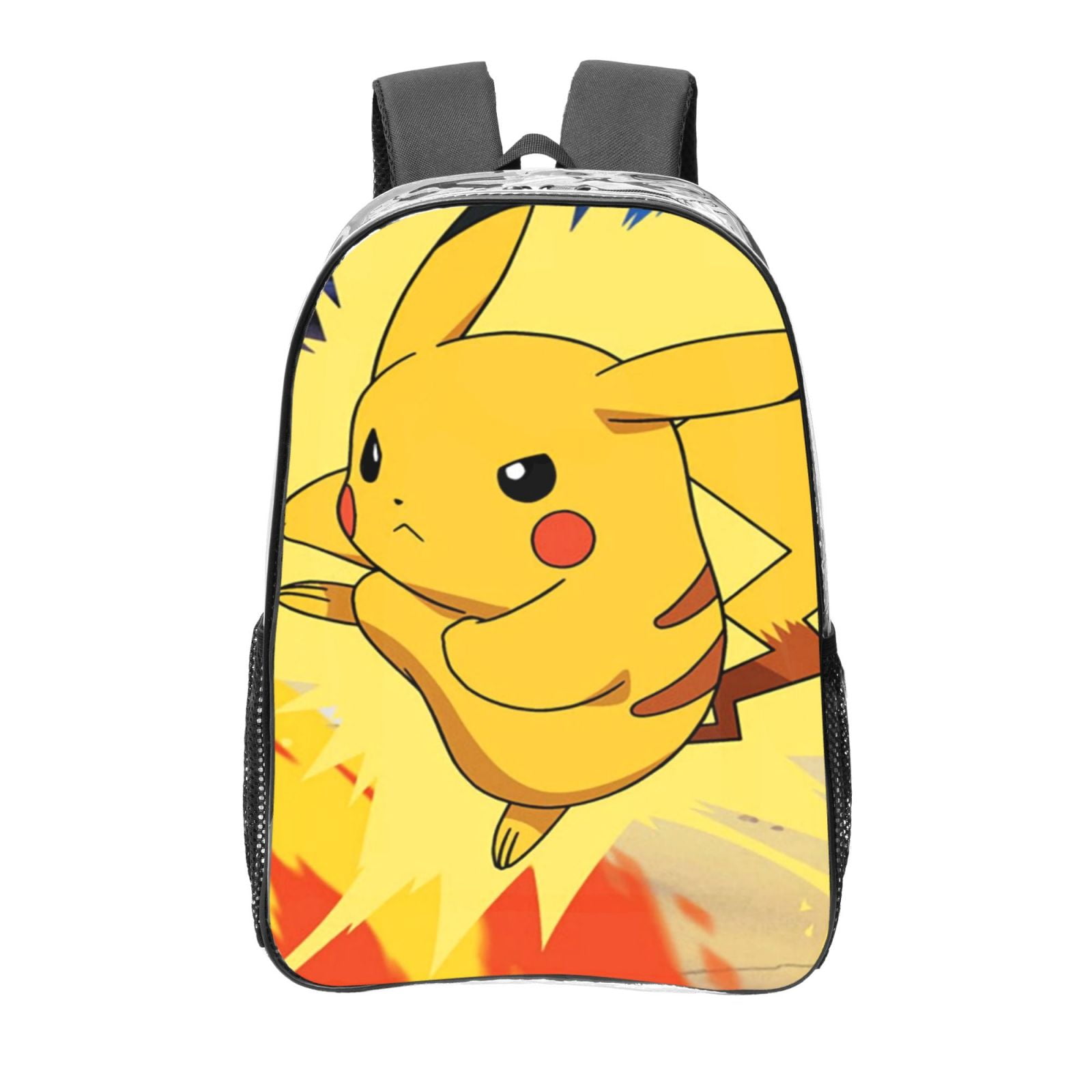 Pik_Achu Transparent Backpack Pvc Plastic Material Ruggedly Reinforced ...