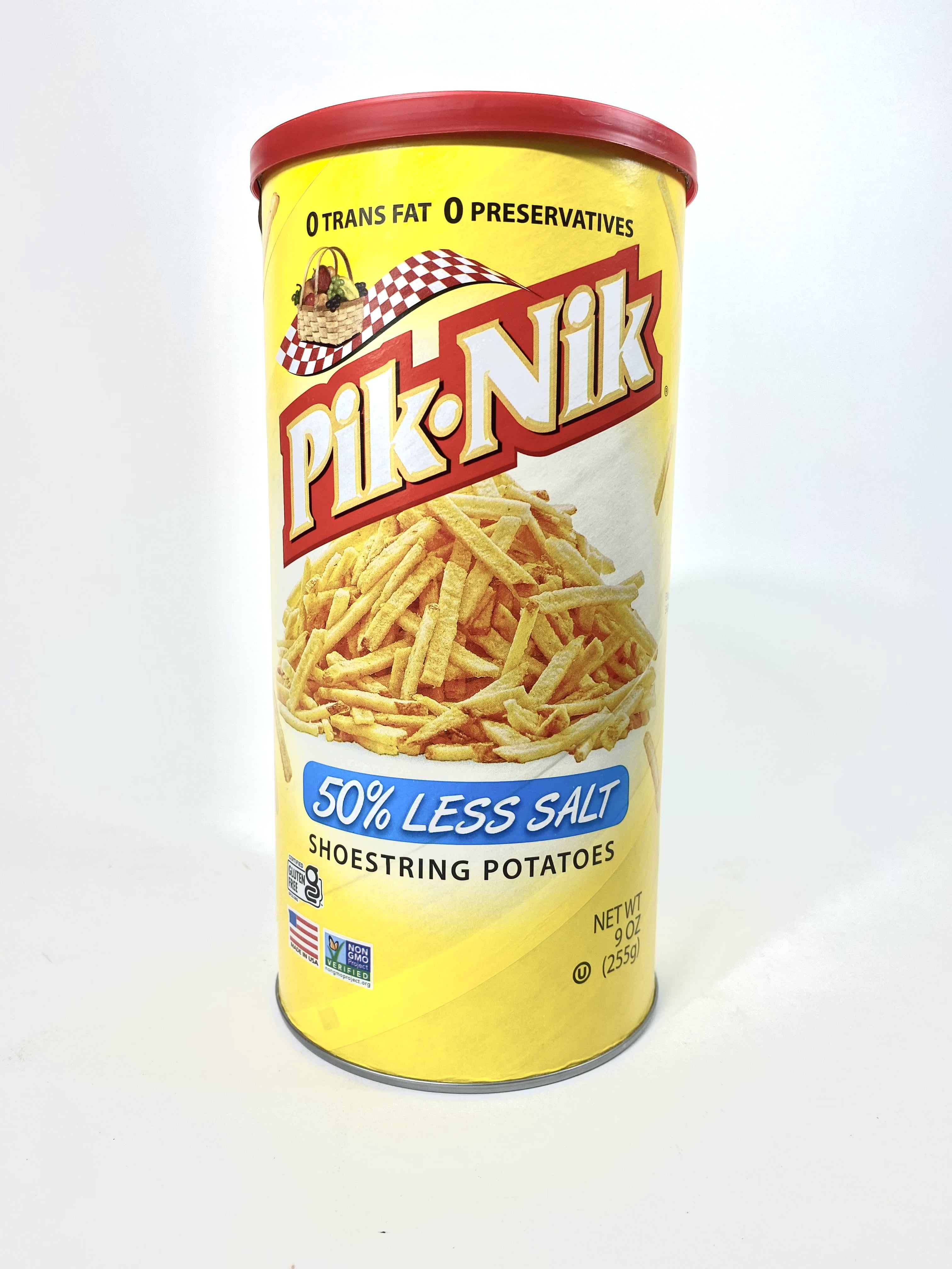 Pik Nik Snacks - 50% Less Salt Shoestring Potatoes, Filipino Favorite ...