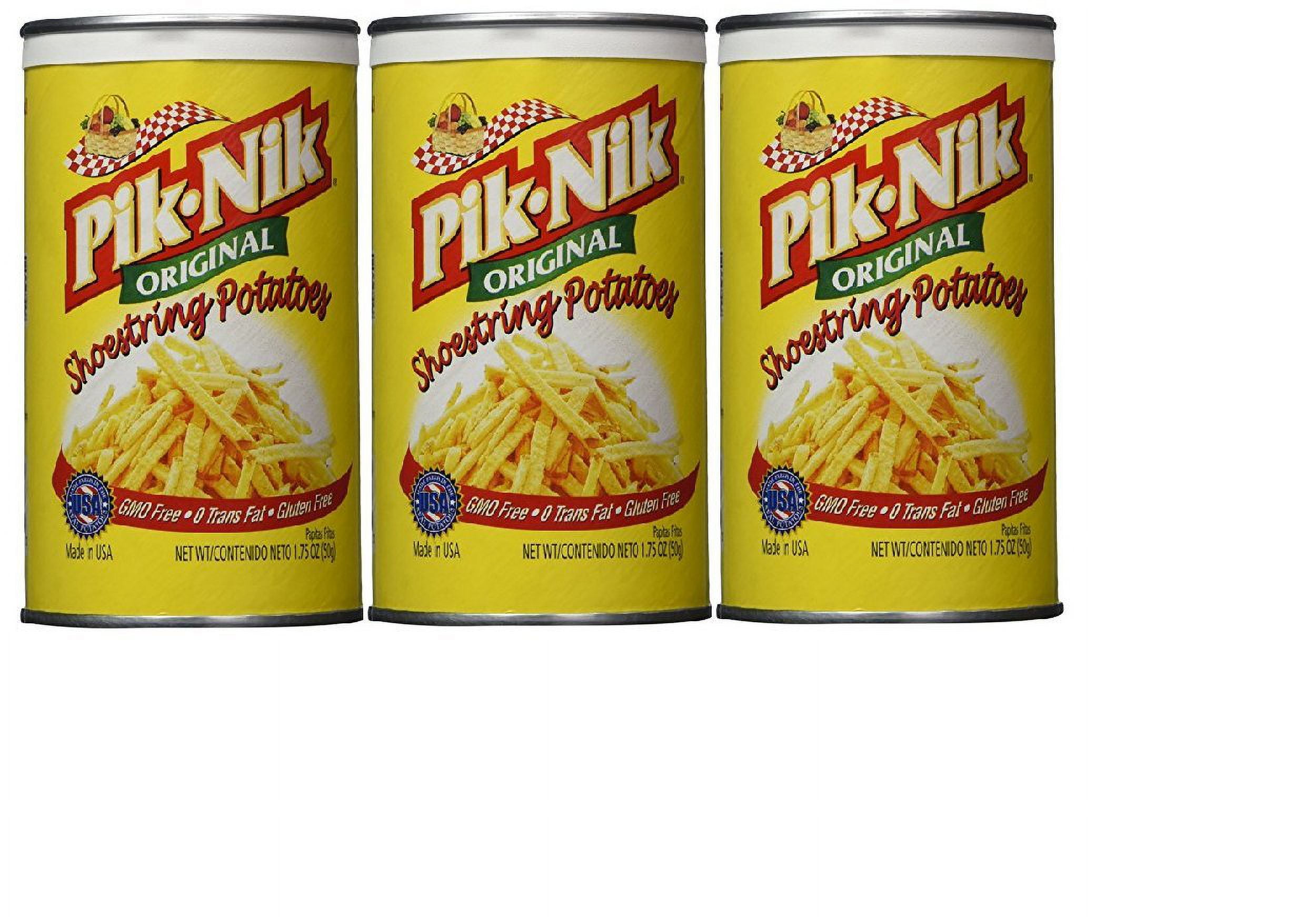 Pik-Nik Original Shoestring Potatoes, 1.75 oz (Pack of 3) - Walmart.com
