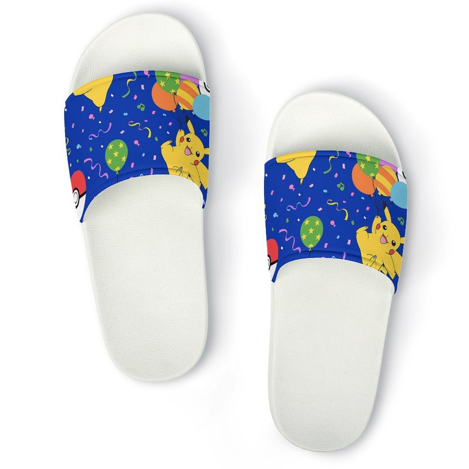 Pik-achu Pok-emon Indoor Home Beach Non Slip Sanda Design Summer ...