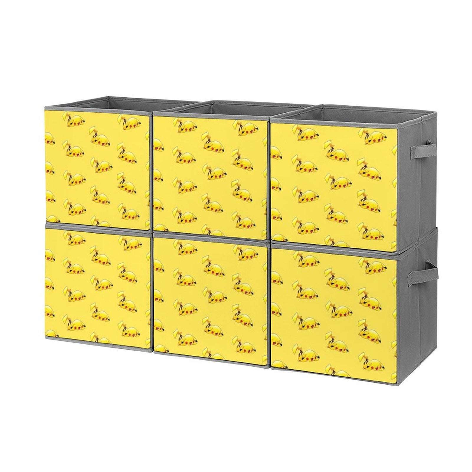 Pika-chu Children's folding storage box 6PCS - Walmart.com