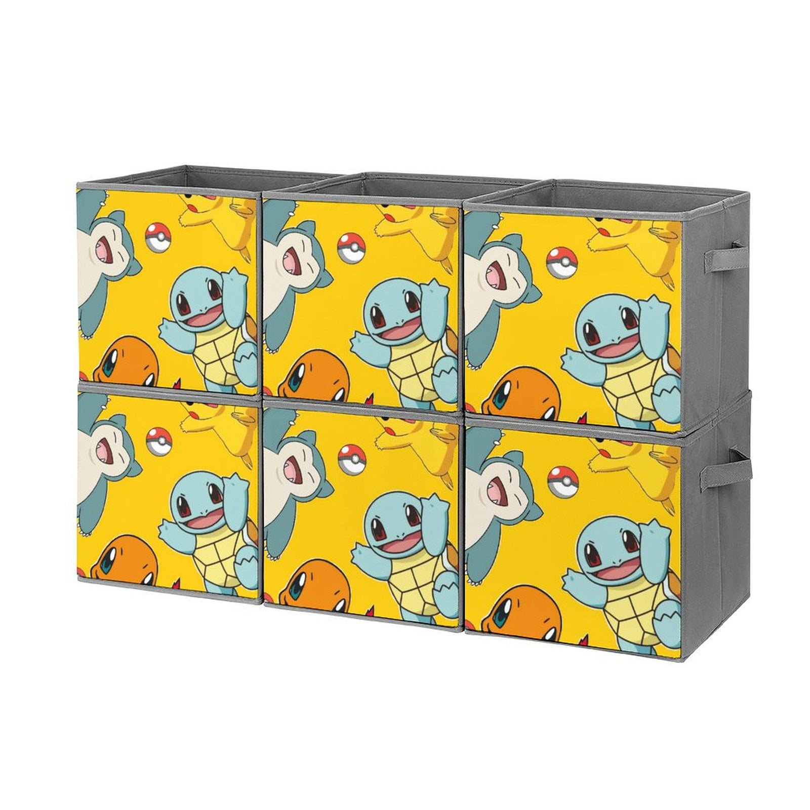 Pika-chu Children's folding storage box 6PCS - Walmart.com