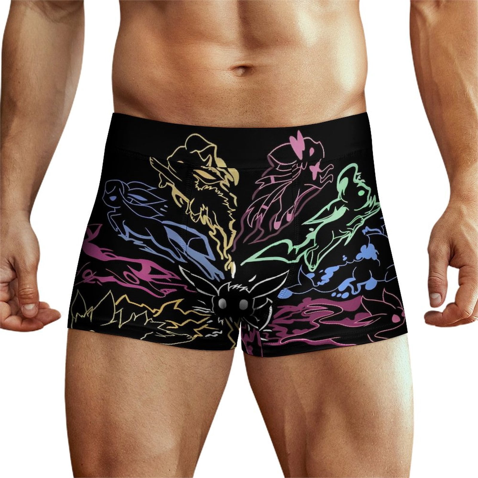 Pika-chu Men's Cartoon Boxer BriefsMens Underwear 4XL - Walmart.com
