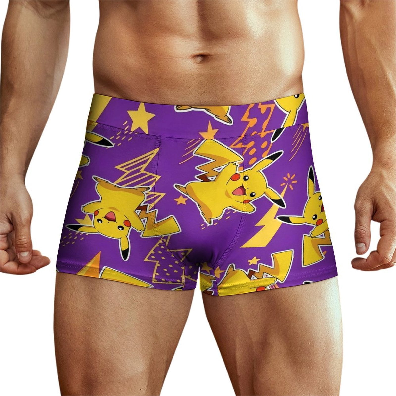 Pika-chu Men's Cartoon Boxer BriefsMens Underwear L - Walmart.com