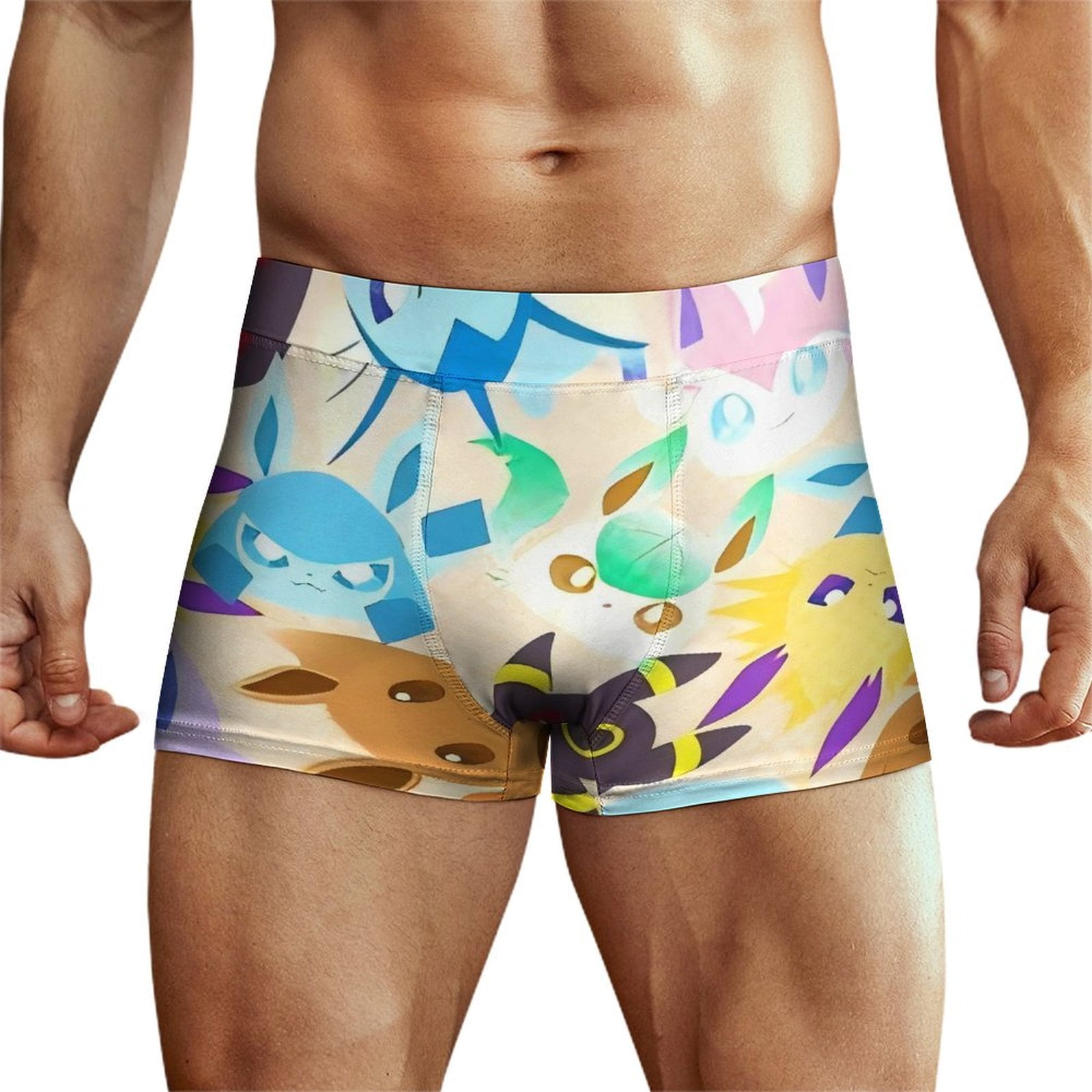 Pika-chu Men's Cartoon Boxer BriefsMens Underwear M - Walmart.com