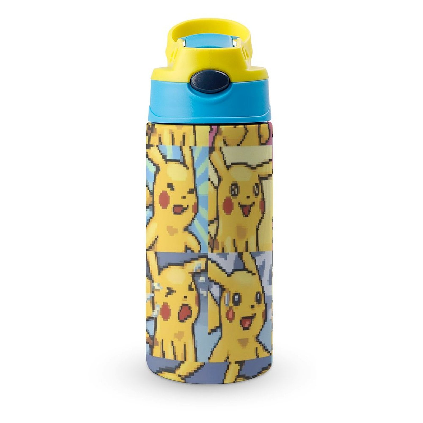 Pika-chu kids stainless steel water cup with straw 350ml - Walmart.com