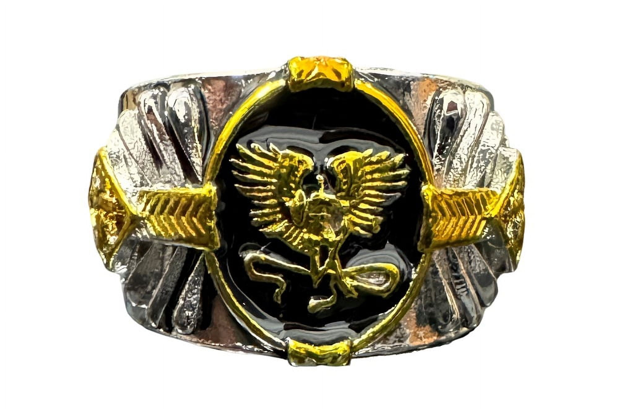 PikaLF Angel Ring for Men, Angel Wings Rings, Viking Buffalo Ring ...