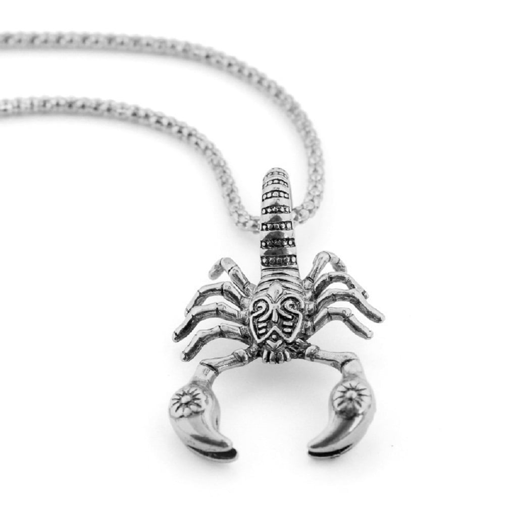 PikaLF Scorpion Pendant Necklace for Men, Gothic Scorpion King Necklace ...