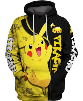 Pikachu 3D All Over Printed Pullover Hoodie, Disney Hoodie - Walmart.com