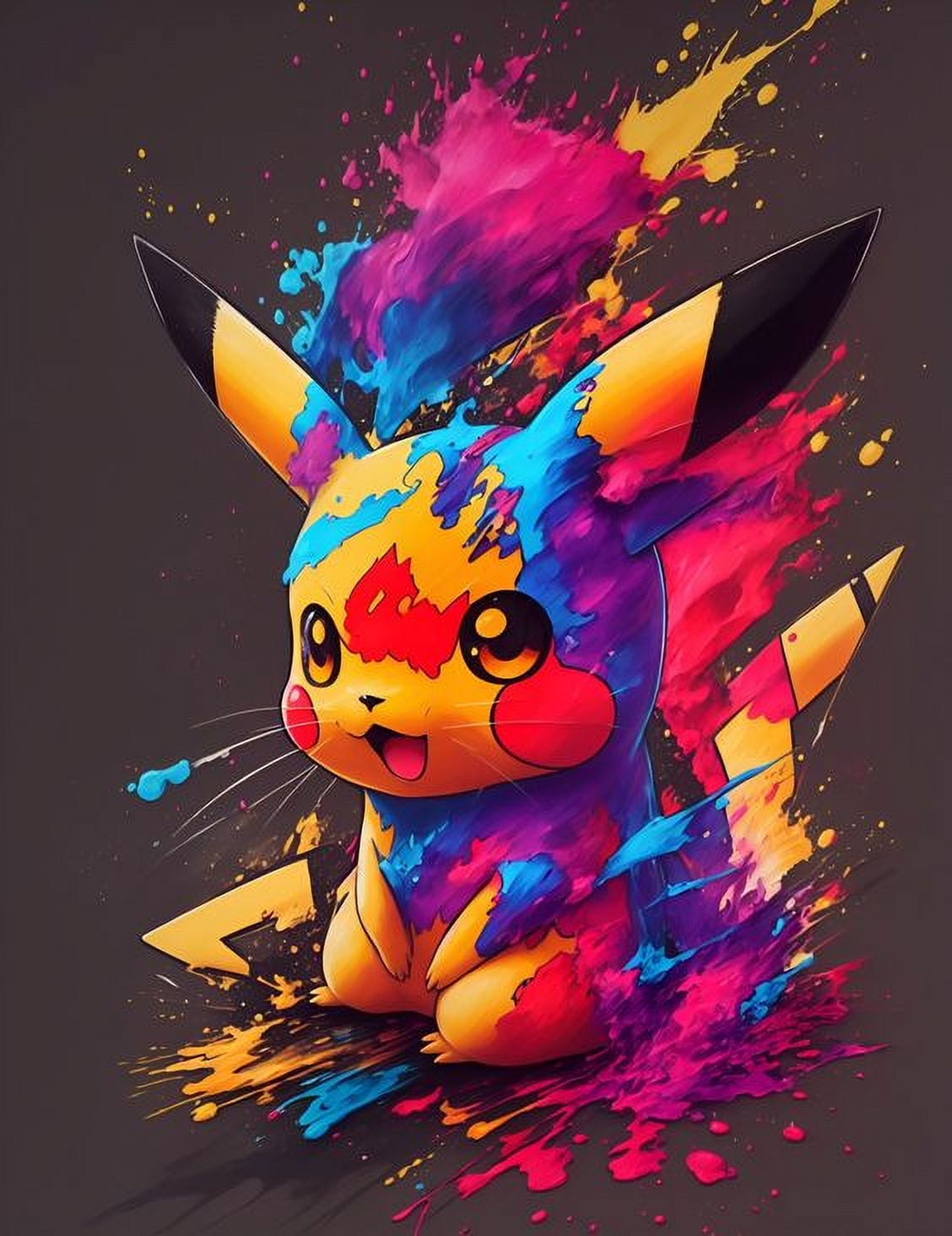 Pikachu 5D Diamond Art Kits Diamond Art for Adults Cross Stitch Kit for ...