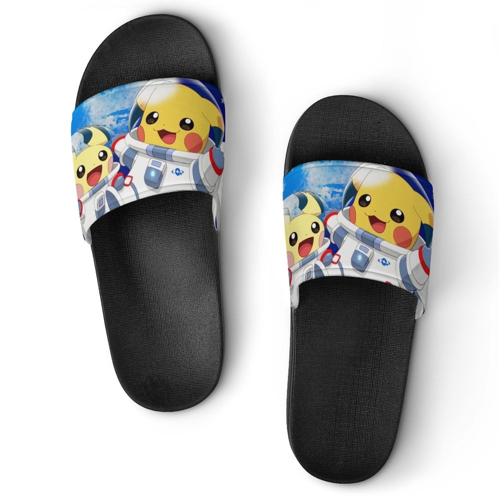 Pikachu And Pichu Astronaut Shower Shoes for Men and Women,Soft ...