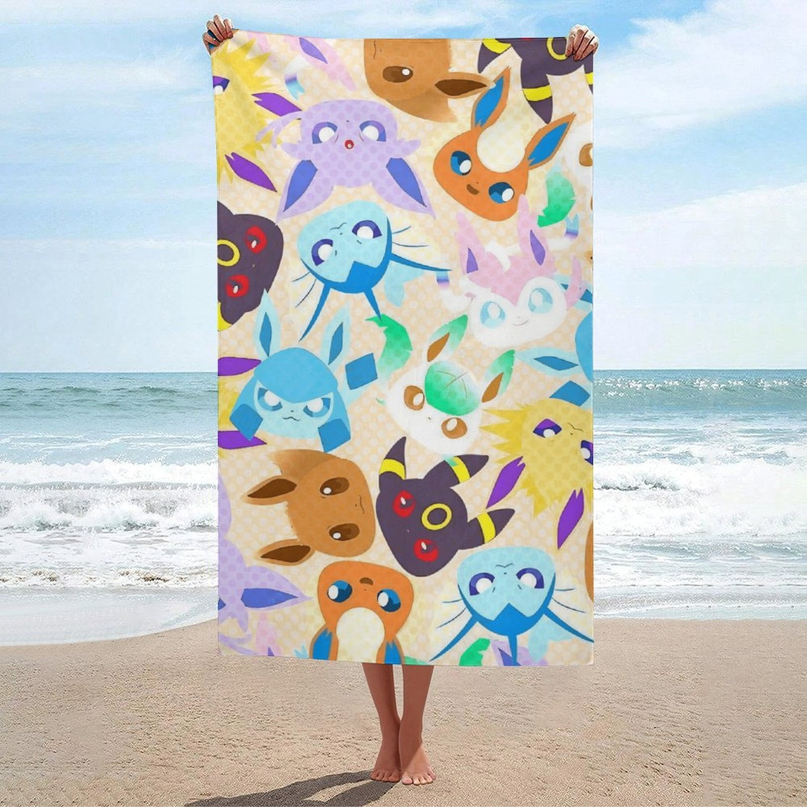 Pikachu Beach Towel Pool Towel Extra Large 130x80cm - Walmart.com