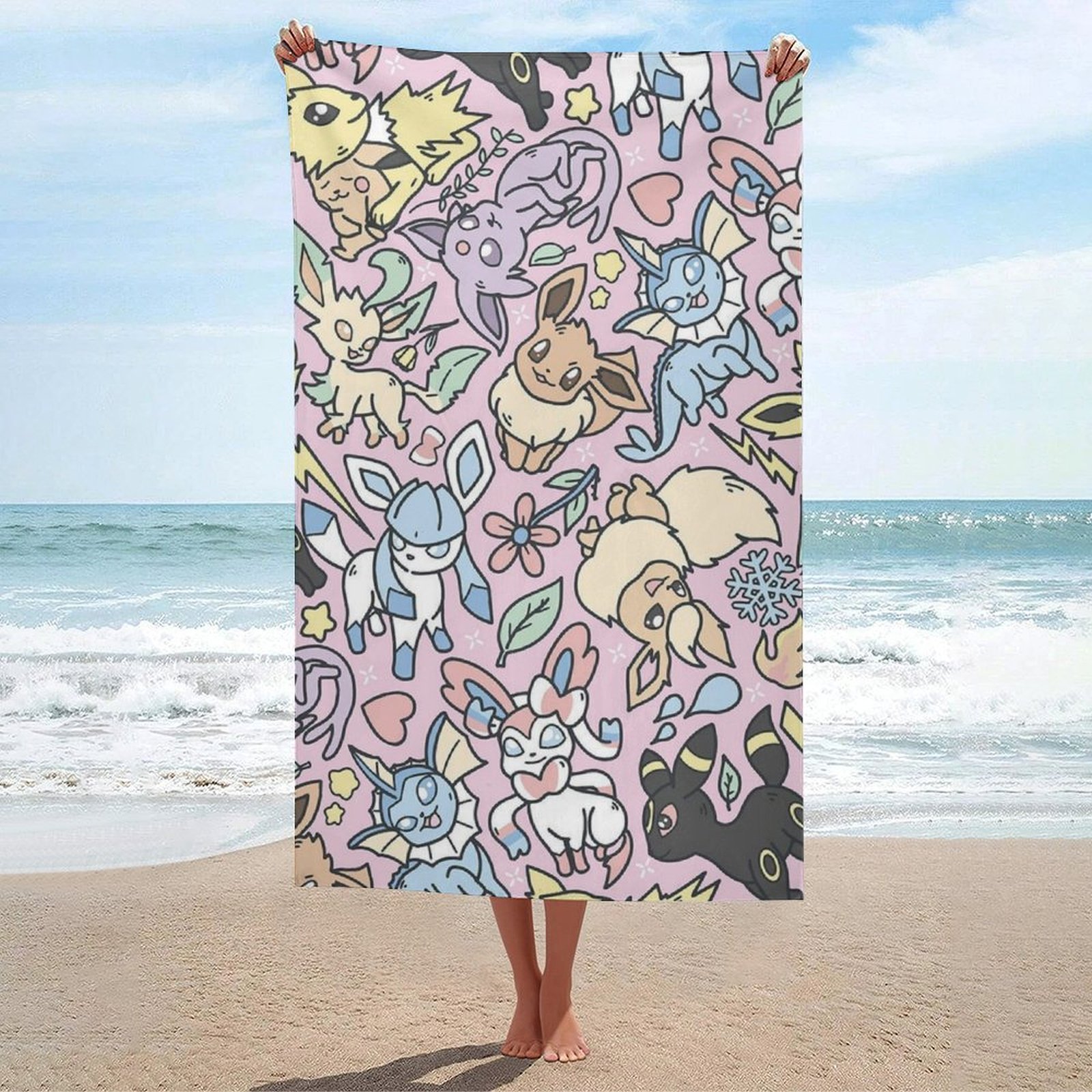Pikachu Beach Towel Pool Towel Extra Large 130x80cm - Walmart.com