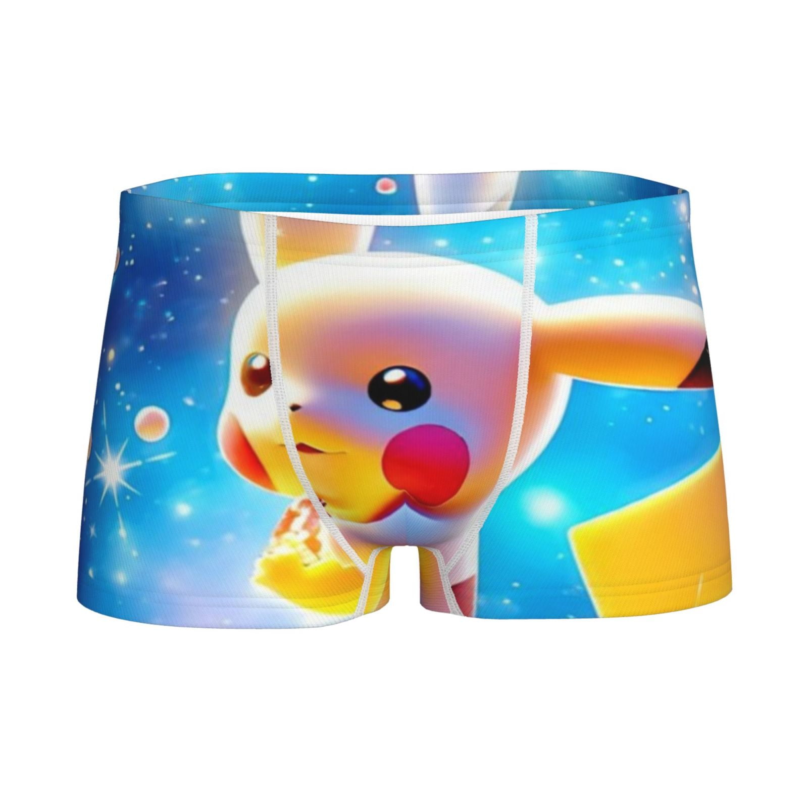 Pikachu Boy'S Cotton Boxer Briefs, Comfort Soft Underwear Panties for ...
