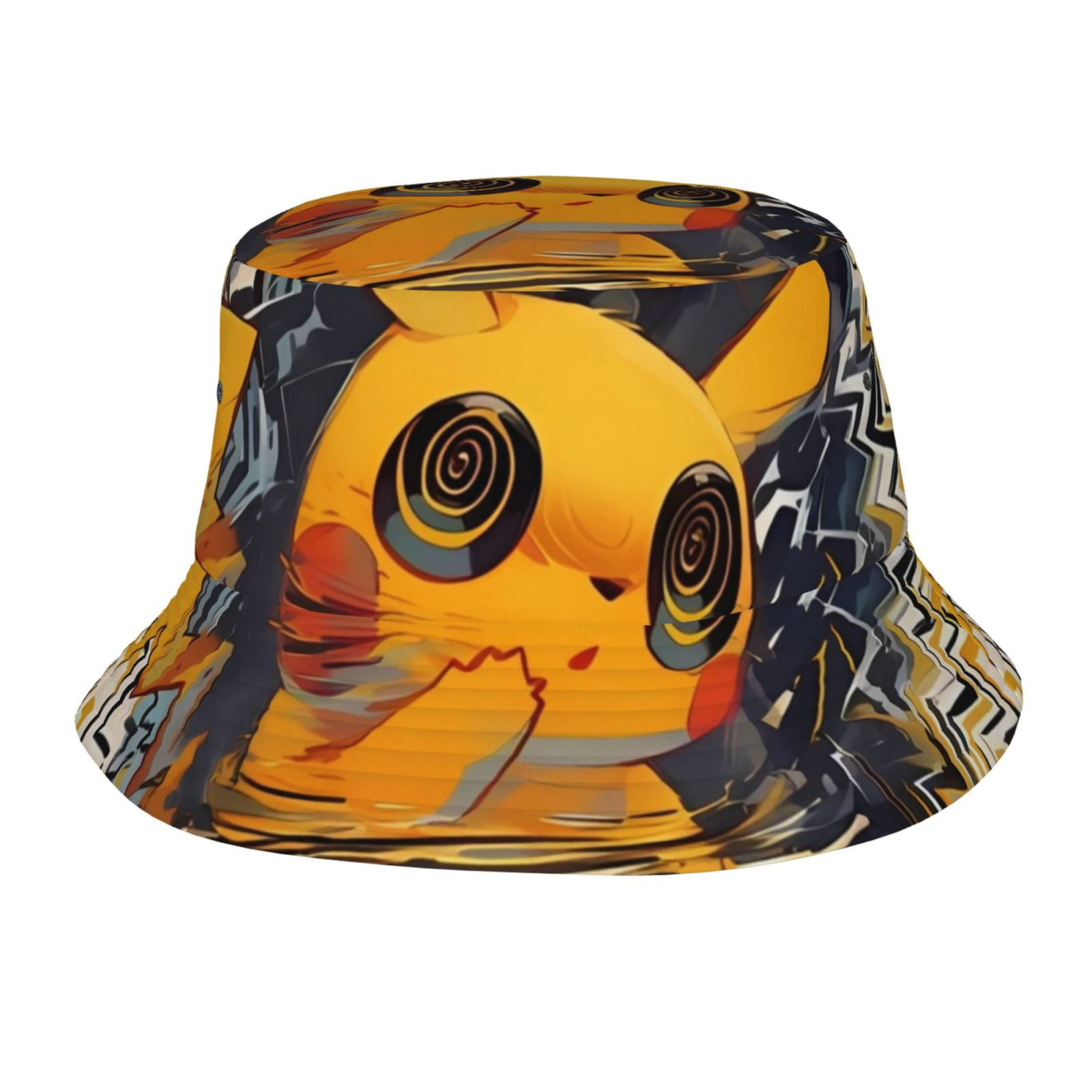 Pikachu Bucket Hat Beach Sun Hat For Women Men, Beach Caps Reversible ...