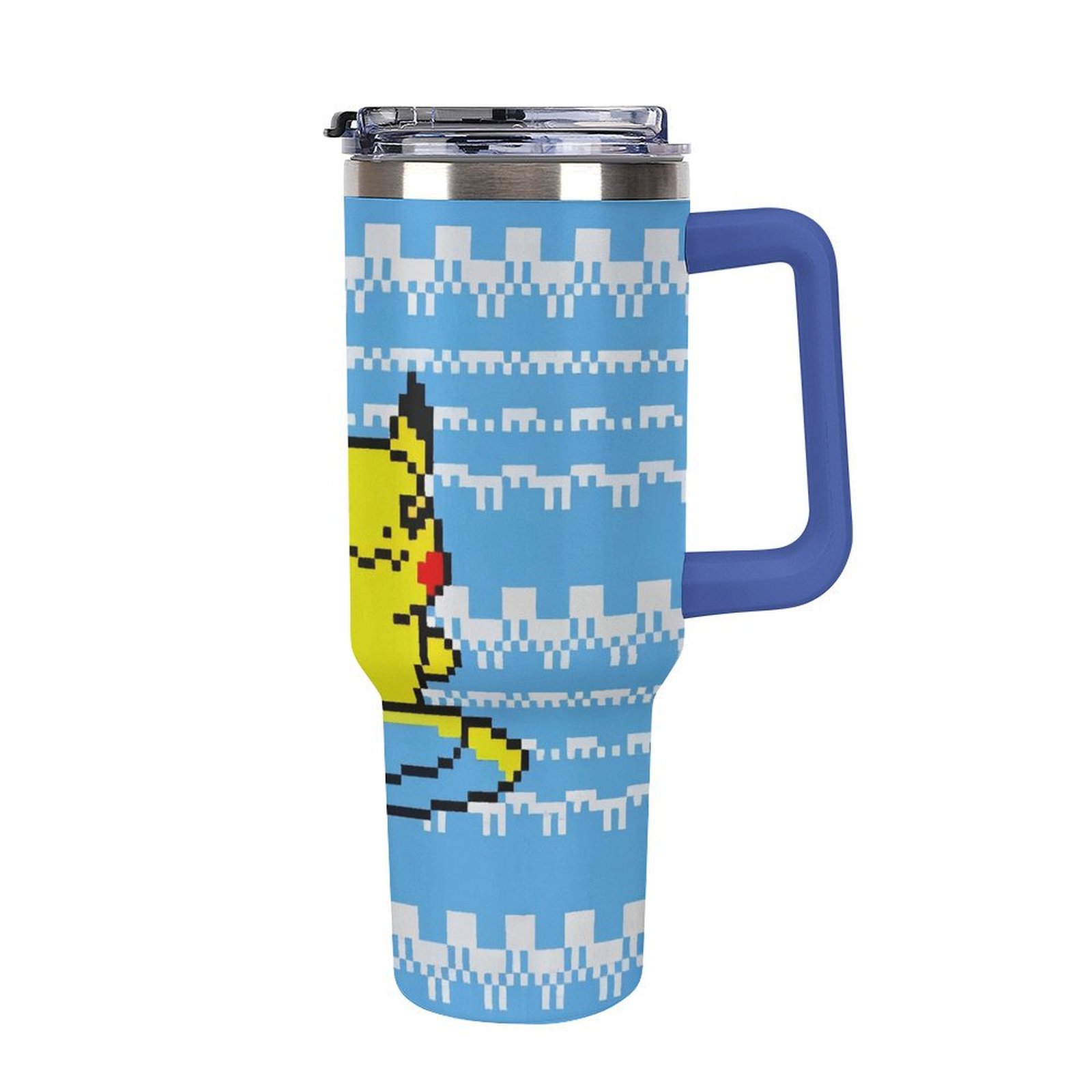 Pikachu Car Cup Stainless Steel Thermos Cup with Handle 40oz - Walmart.com