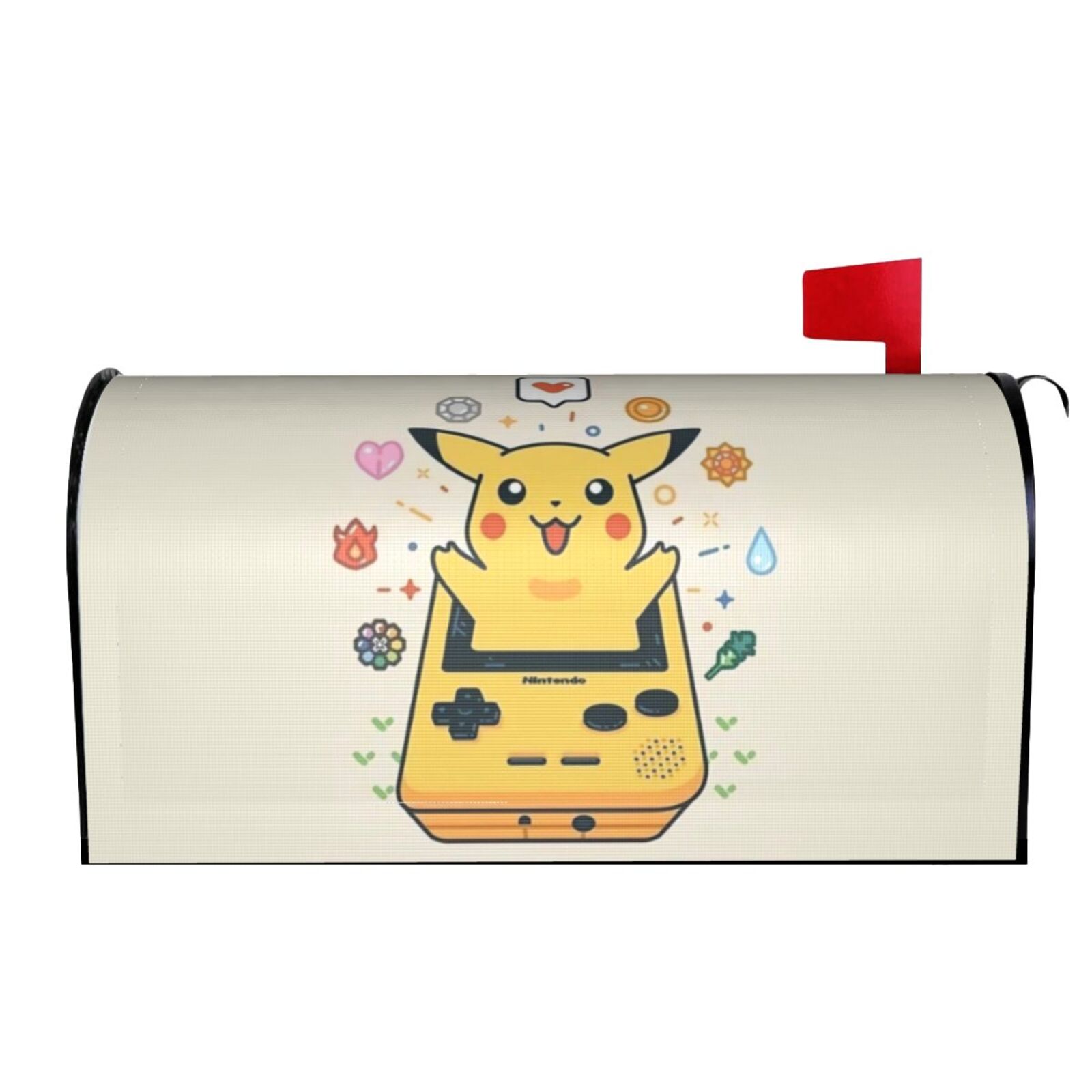 Pikachu-Character Game 4 Cartoon Character Mailbox Cover Magnetic ...