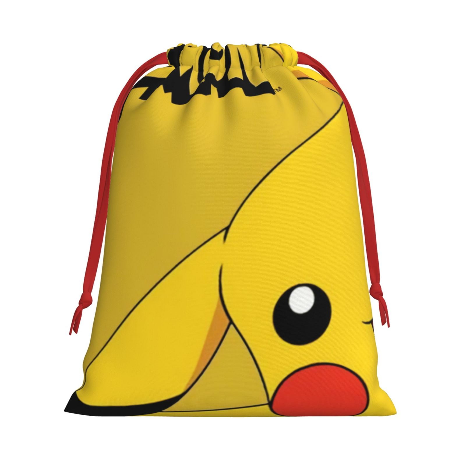 Pikachu-Character Game Drawstring Bag For Kids Adults Gifts Drawstring ...