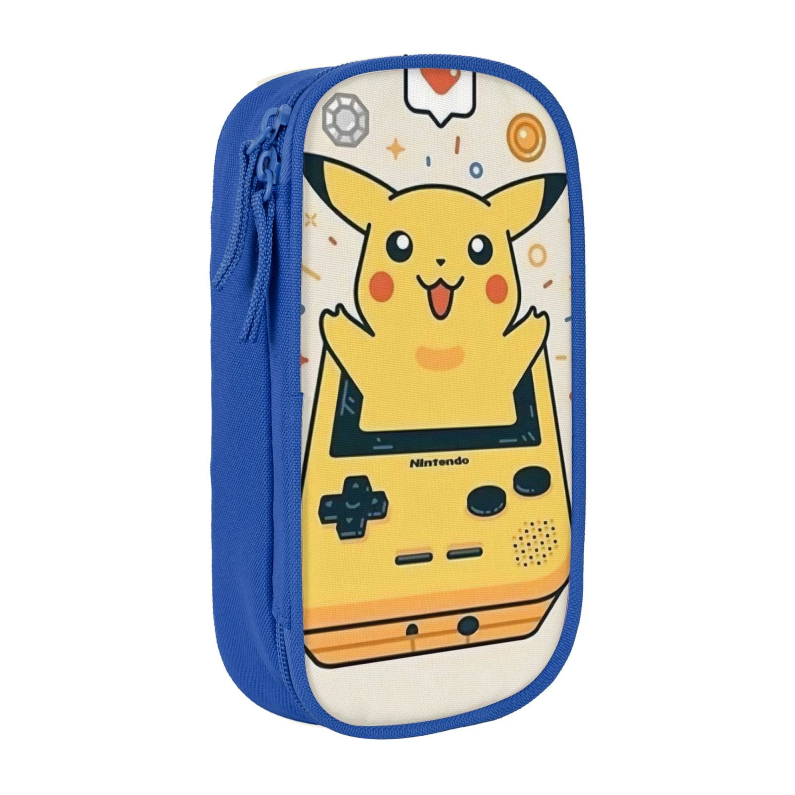 Pikachu-Character Game Pencil Case,Big Capacity Pencil Pouch Stationery ...