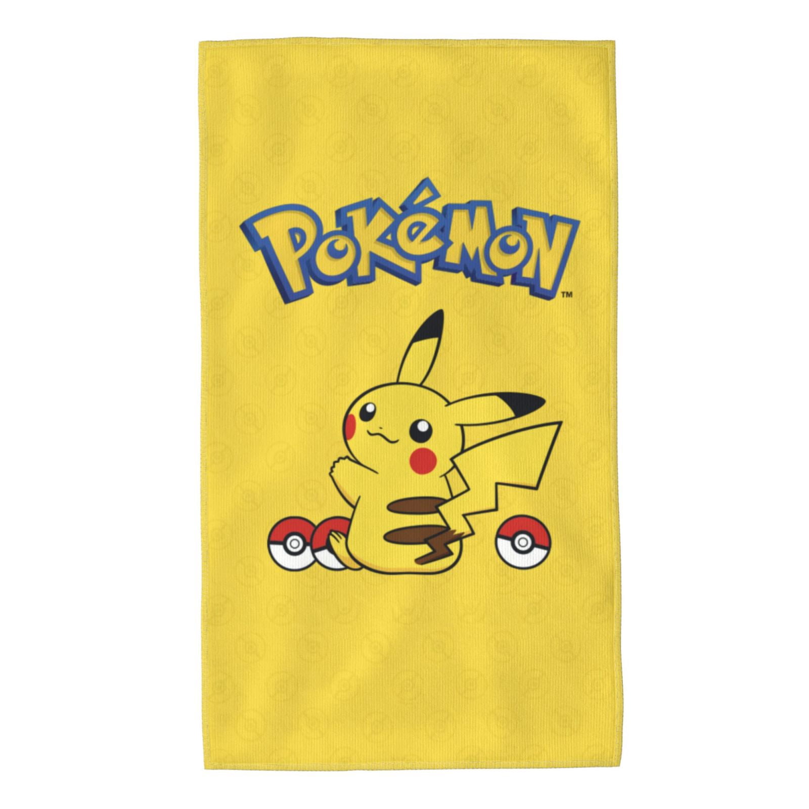 Pikachu-Character Game Towels,Hand Towels,Bathroom Towel Small Bath ...
