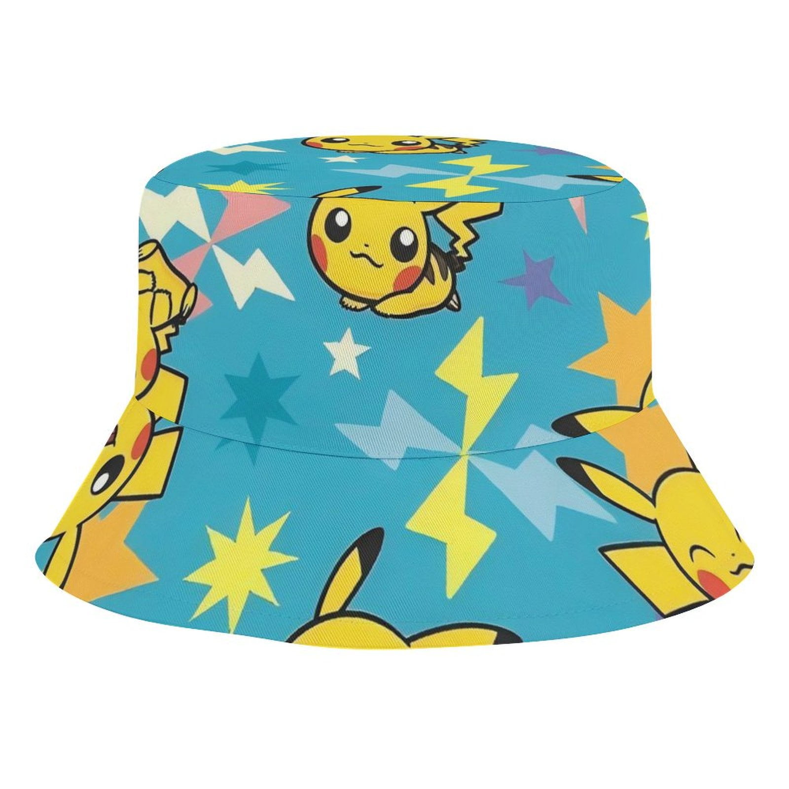 Pikachu Children's beach bucket hat suitable for boys and girls 52cm ...