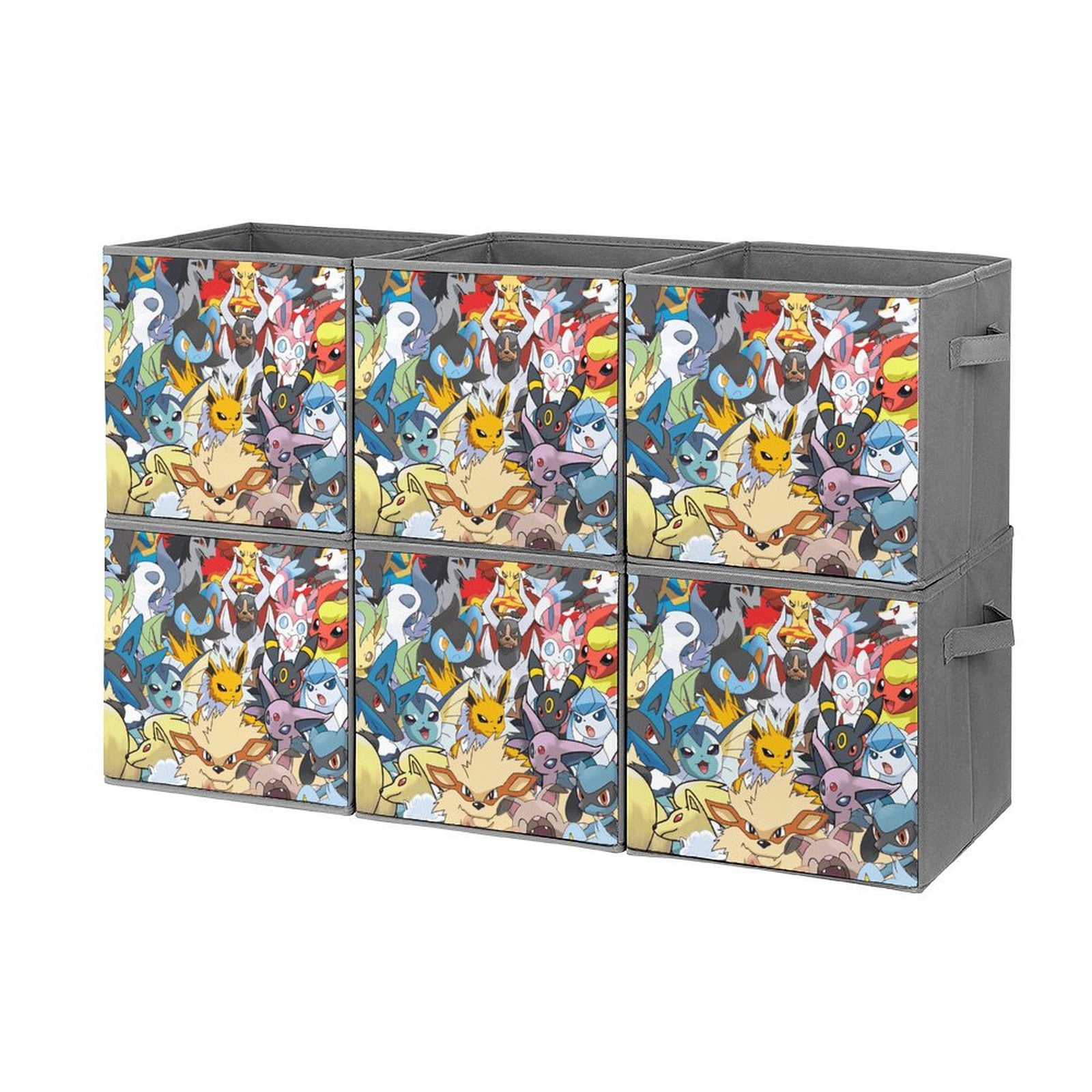 Pikachu Children's folding storage box 6PCS - Walmart.com