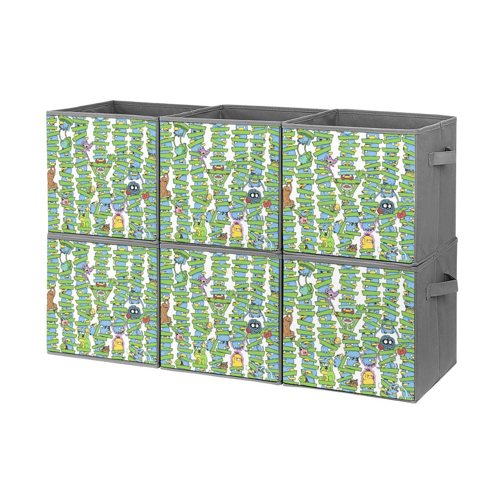Pikachu Children's folding storage box 6PCS - Walmart.com