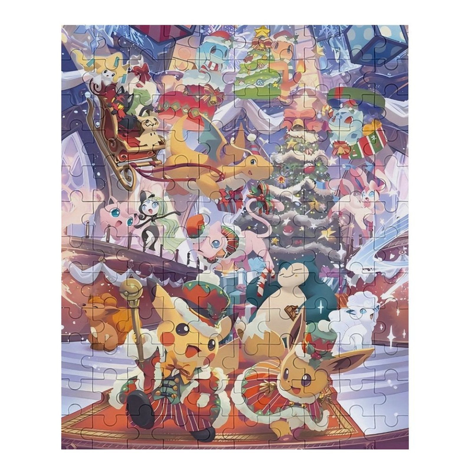 Pikachu Christmas Jigsaw Puzzles Interlocking puzzles for kids and ...