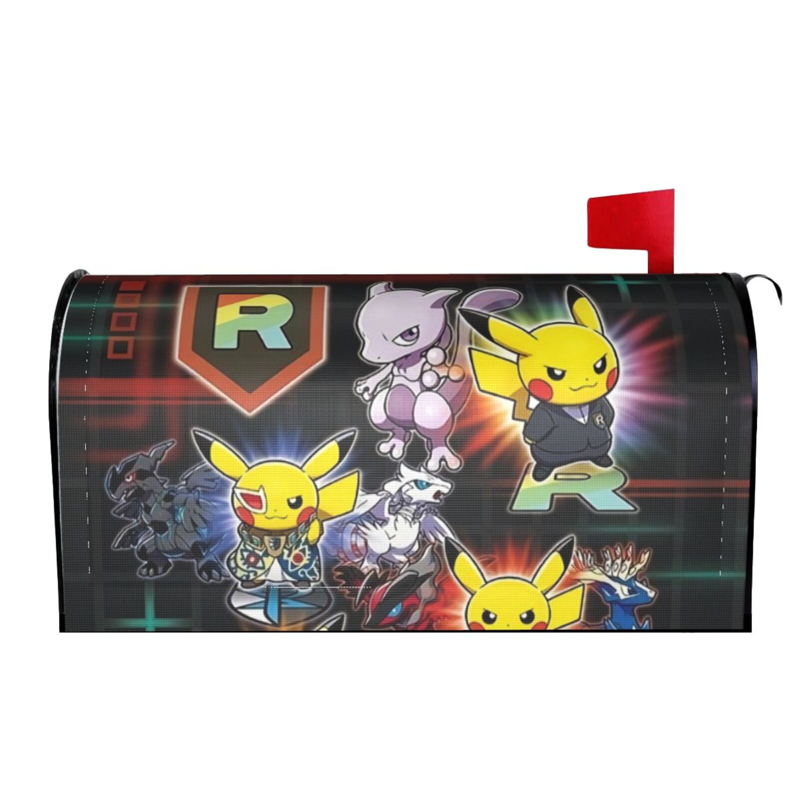 Pikachu Cosplaying As The Bosses Cartoon Character Mailbox Cover ...