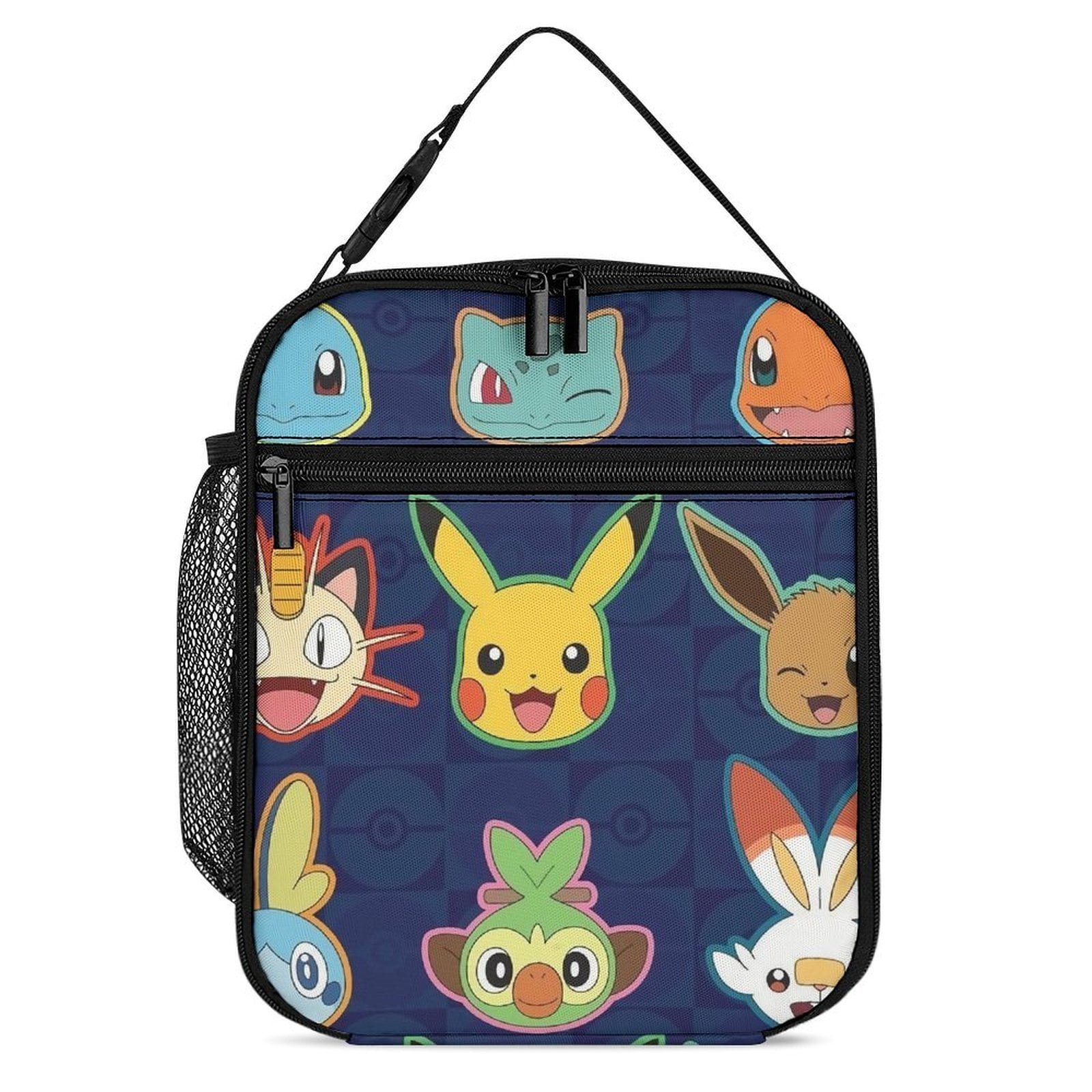 Pikachu-Eevee Charmander Squirtle Bulbasaur Insulated Lunch Boxes for ...
