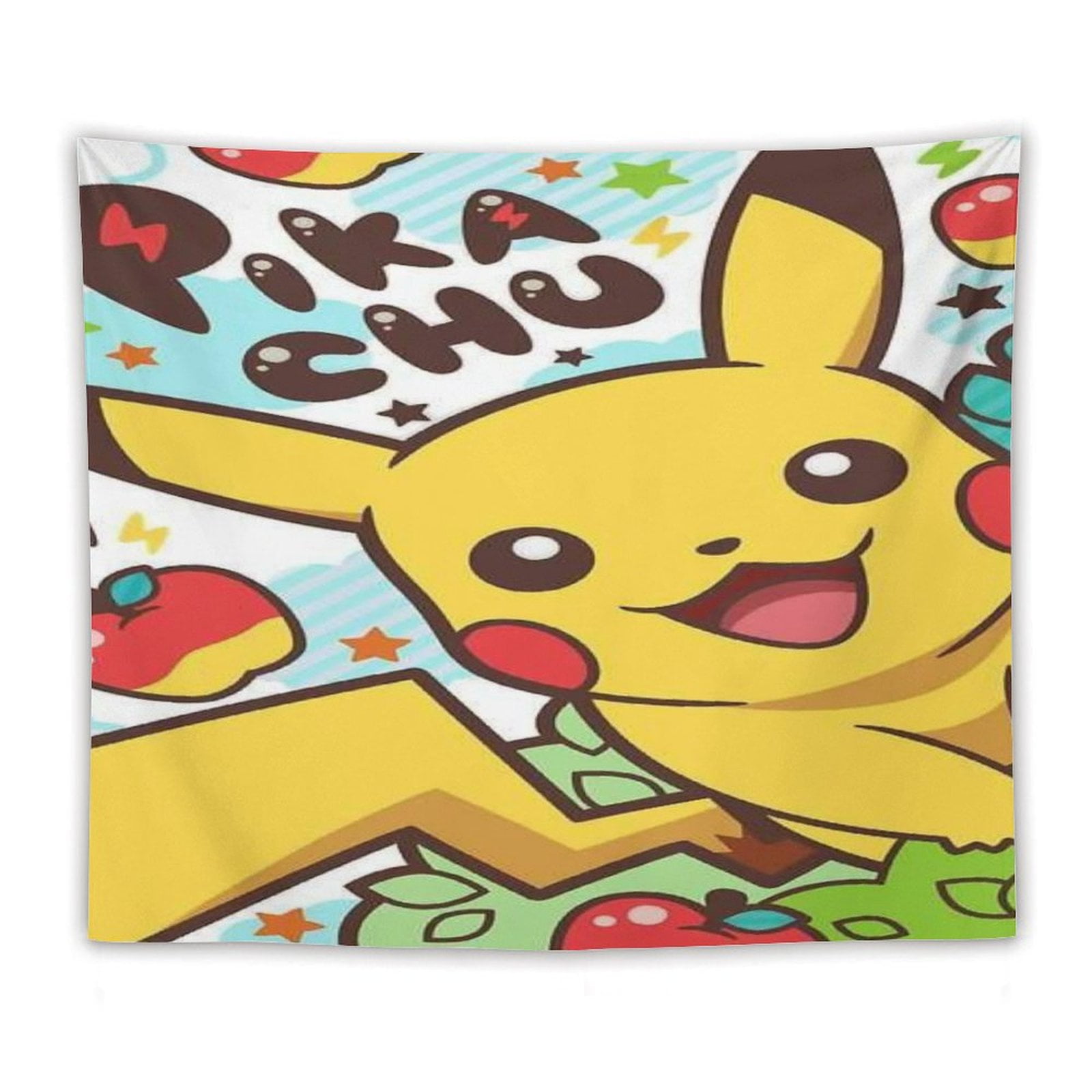 Pikachu Fashion Tapestries Living Room Bedroom Decor Tapesty Wall ...