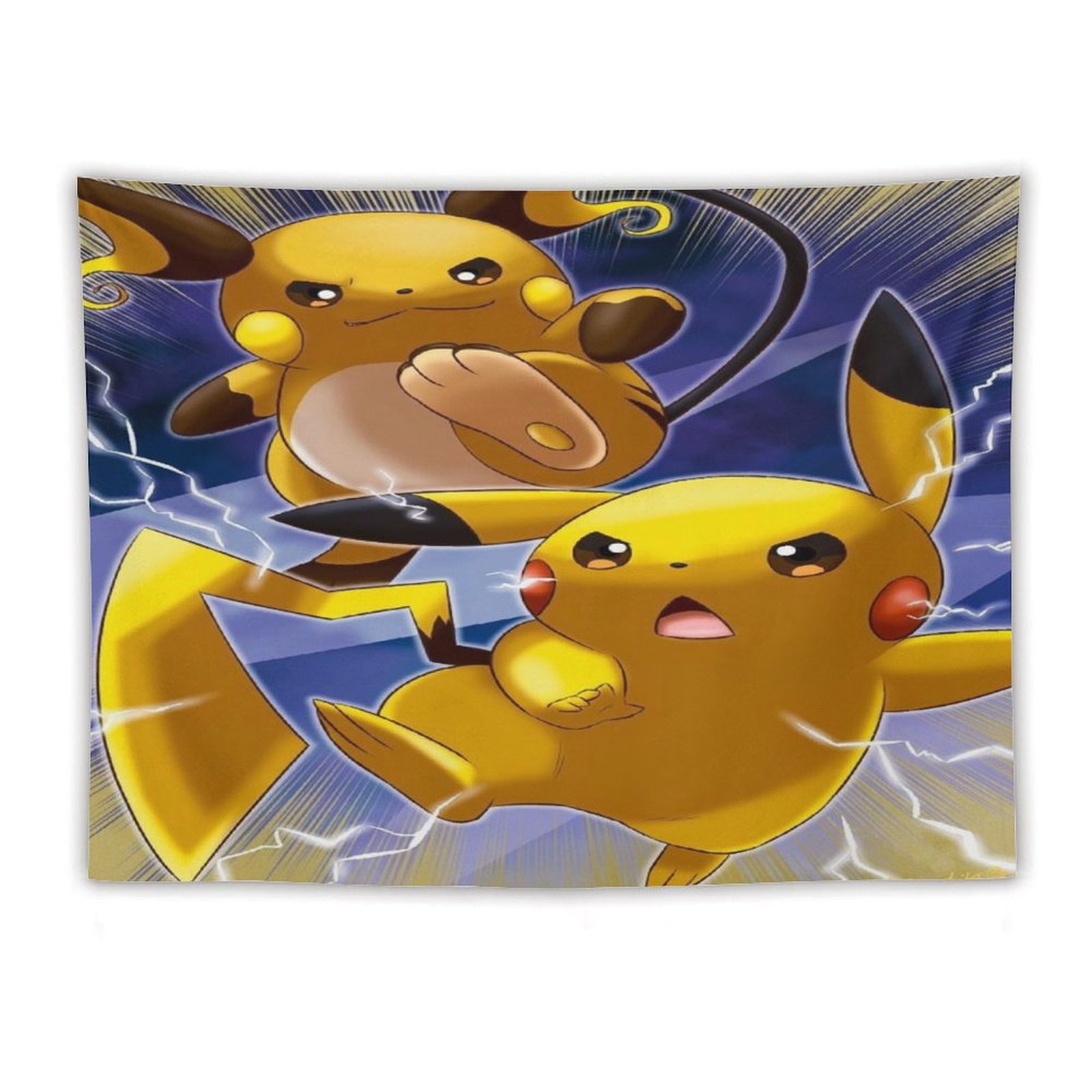 Pikachu Fashion Tapestries Living Room Bedroom Decor Tapesty Wall ...