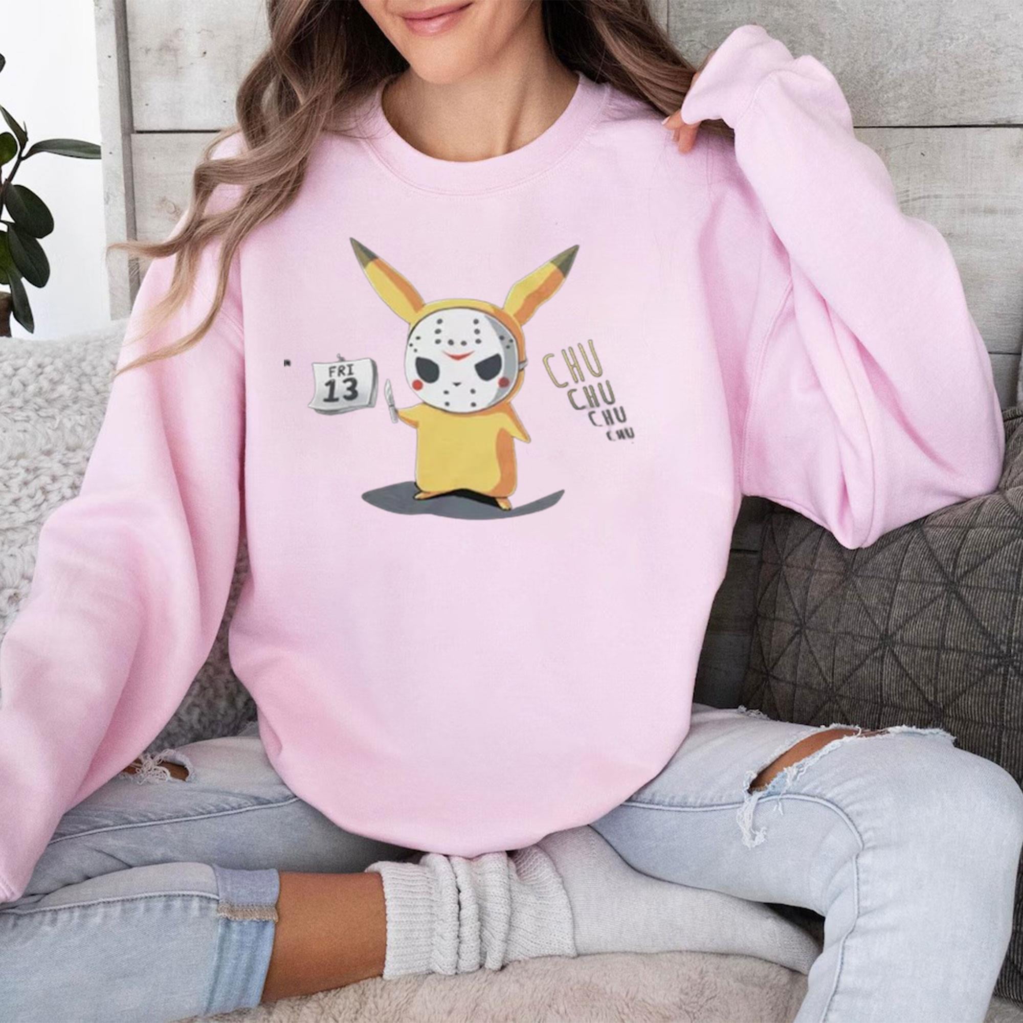 Pikachu Friday The 13th Parody Sweat Shirt - Walmart.com