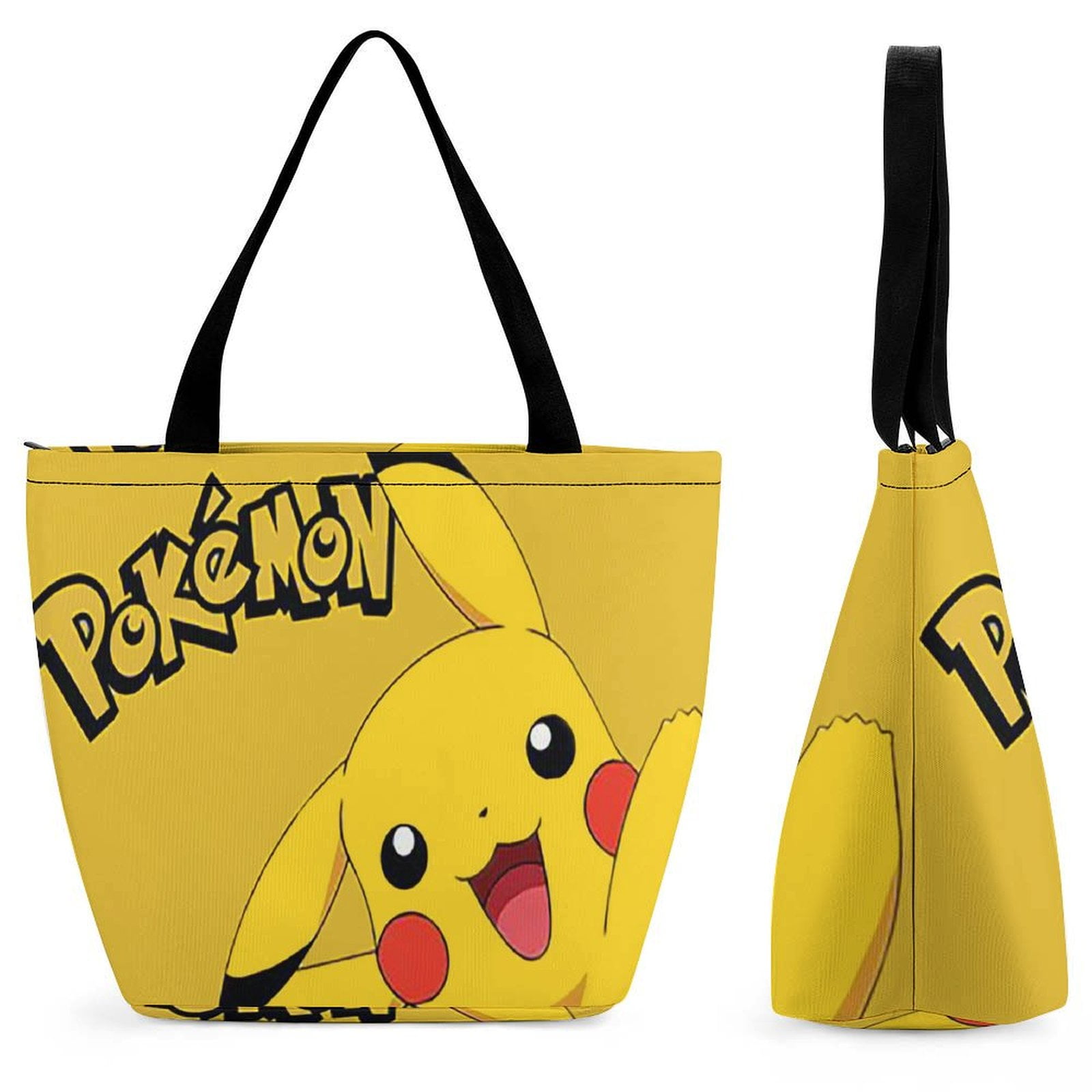 Pikachu Handbag Anime Zipper Shopping Bag Pikachu Merch - Walmart.com