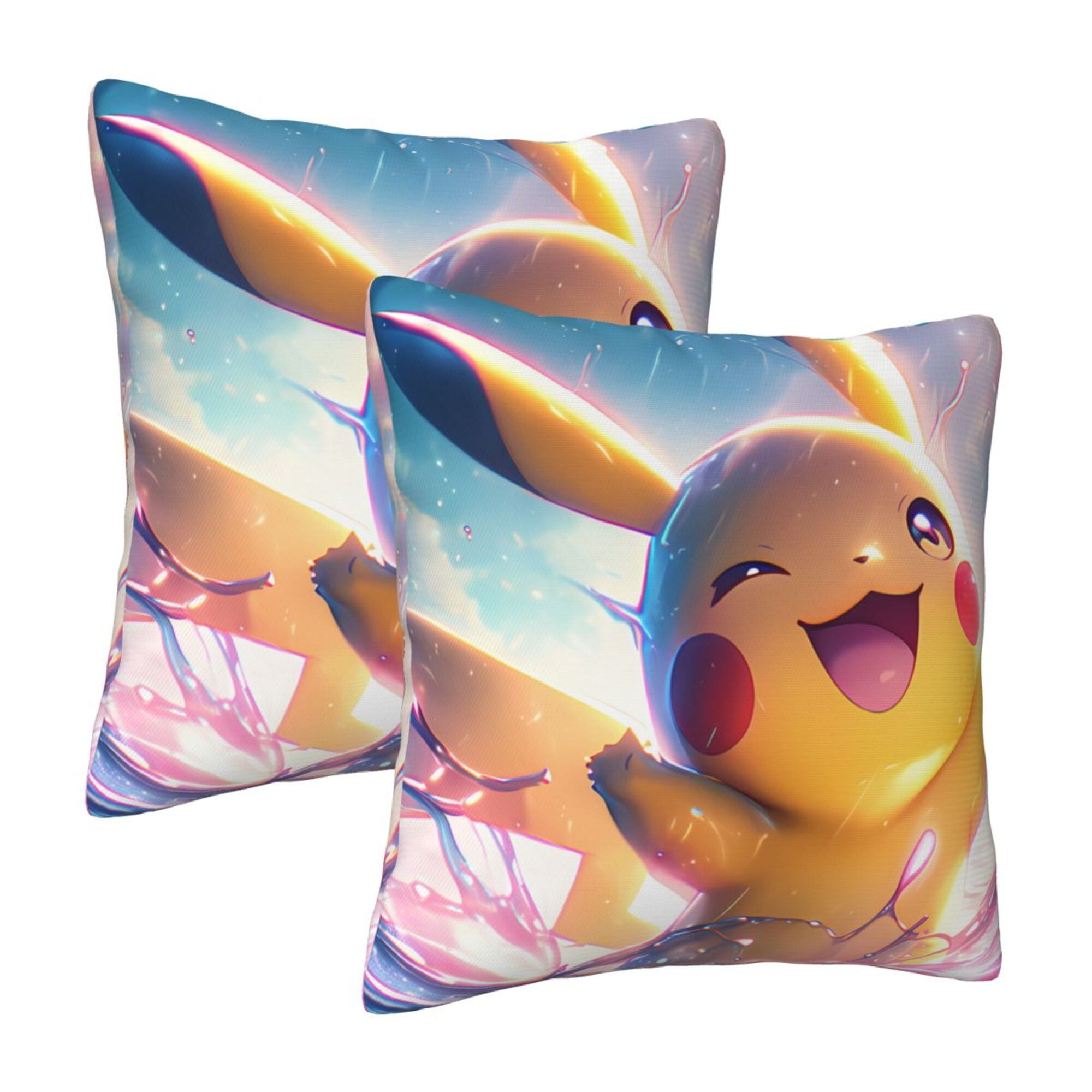 Pikachu Home Made Decorative Cushion Covers Berserk Guts Pillow Covers 2 Pack 20"x20" - Walmart.com