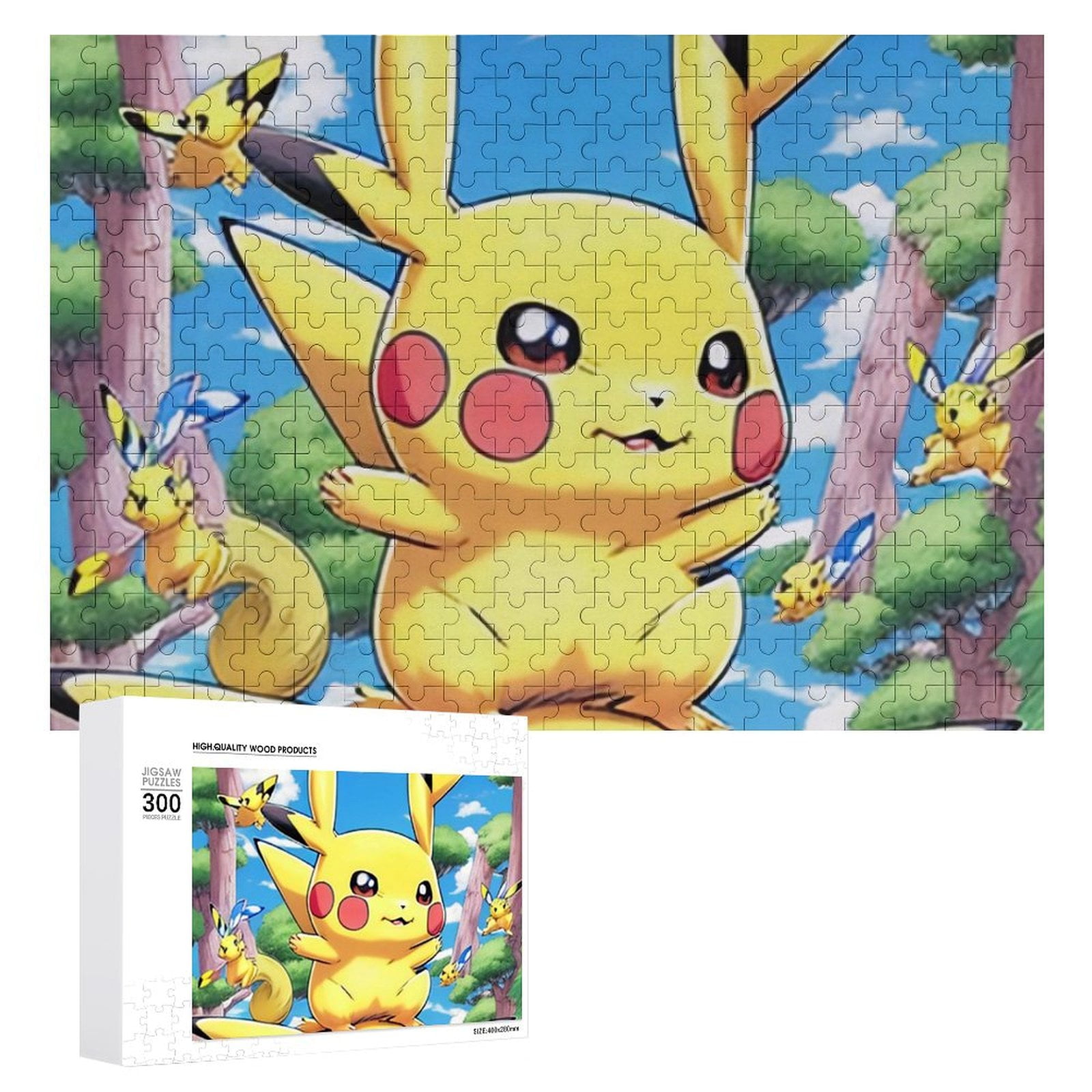Pikachu The Iconic Electric Mouse Pokémon Puzzles for Kids Ages 4-8 ...