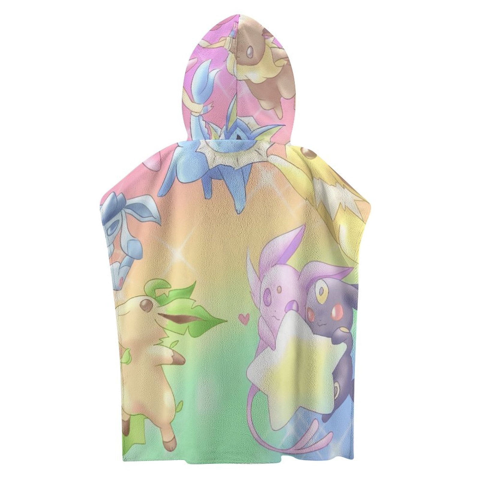 Pikachu Kids Bath Hooded Towel Wrap Suitable for bathroom and beach ...