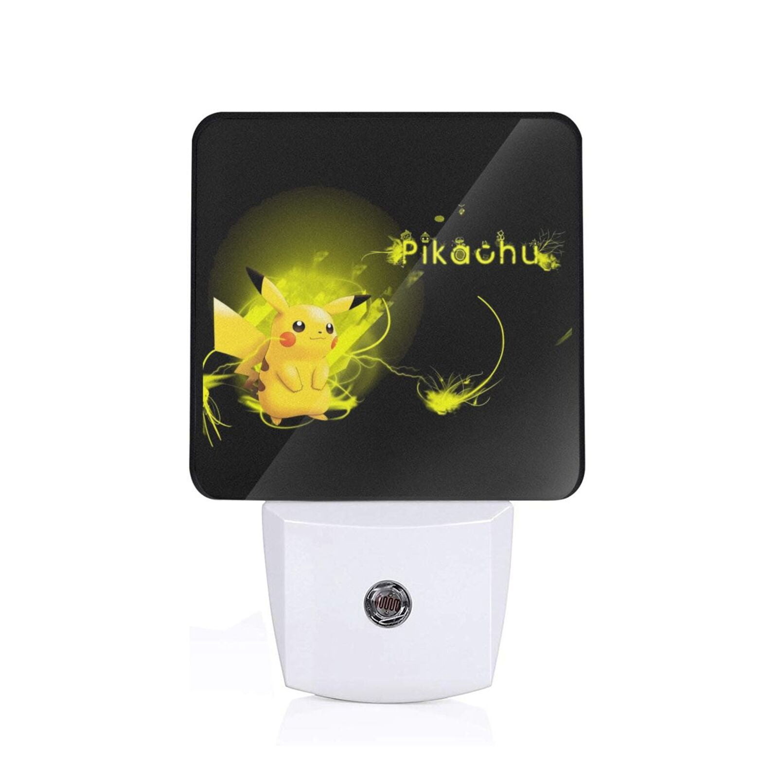 Pikachu Lightning Plug-in LED Night Light Lamp with Dusk to Dawn Sensor ...